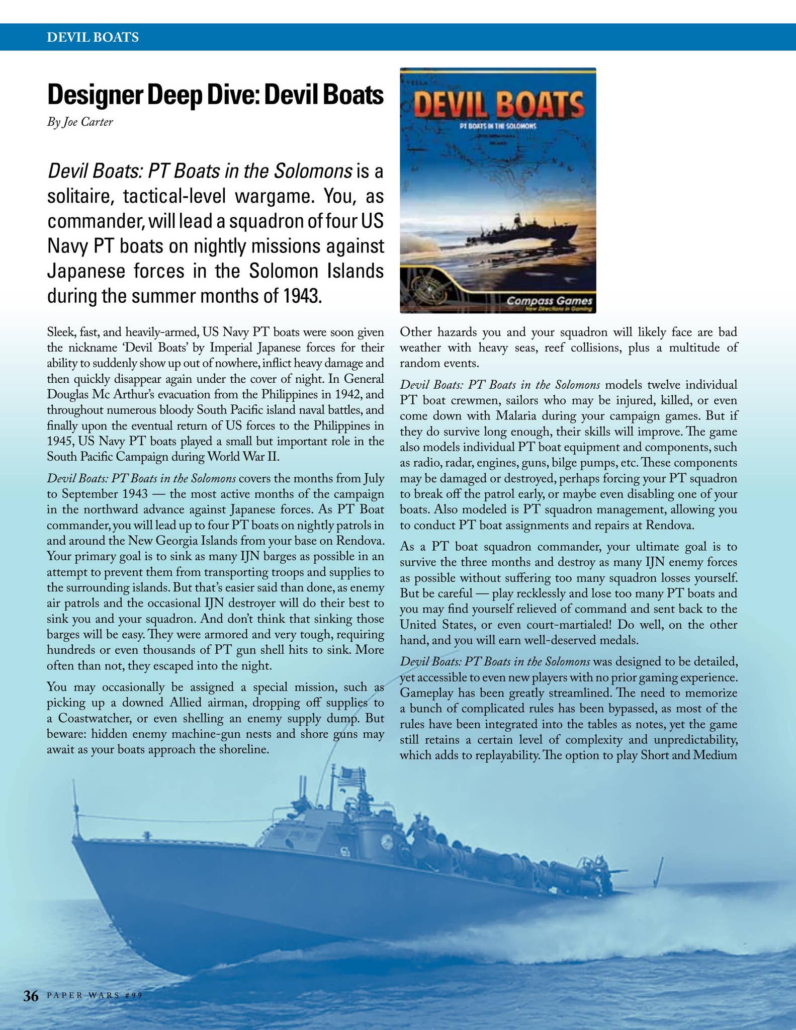 Designer Deep Dive: Devil Boats by compassgames - Issuu