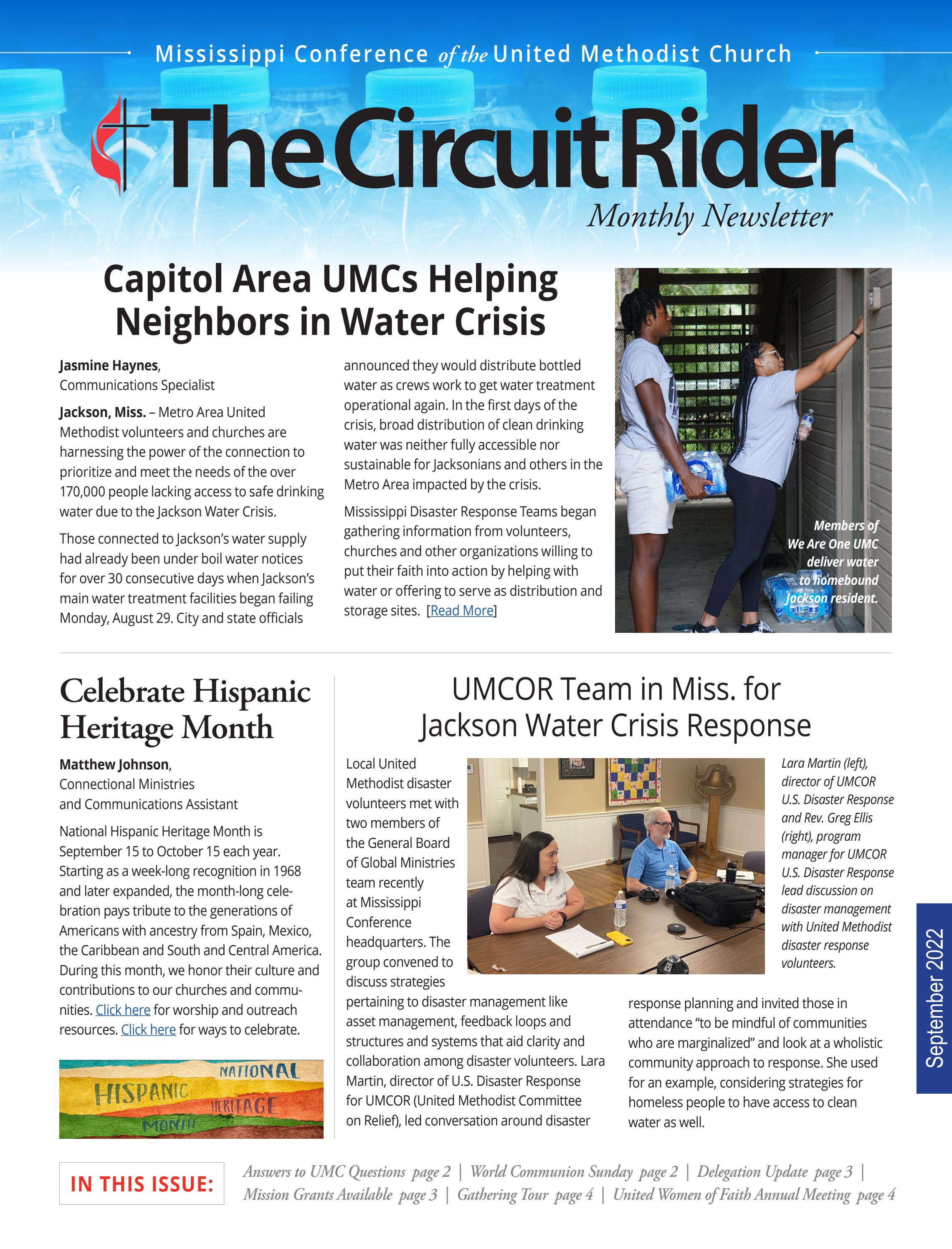 The Circuit Rider September 2022 by Cindy Clark - Issuu