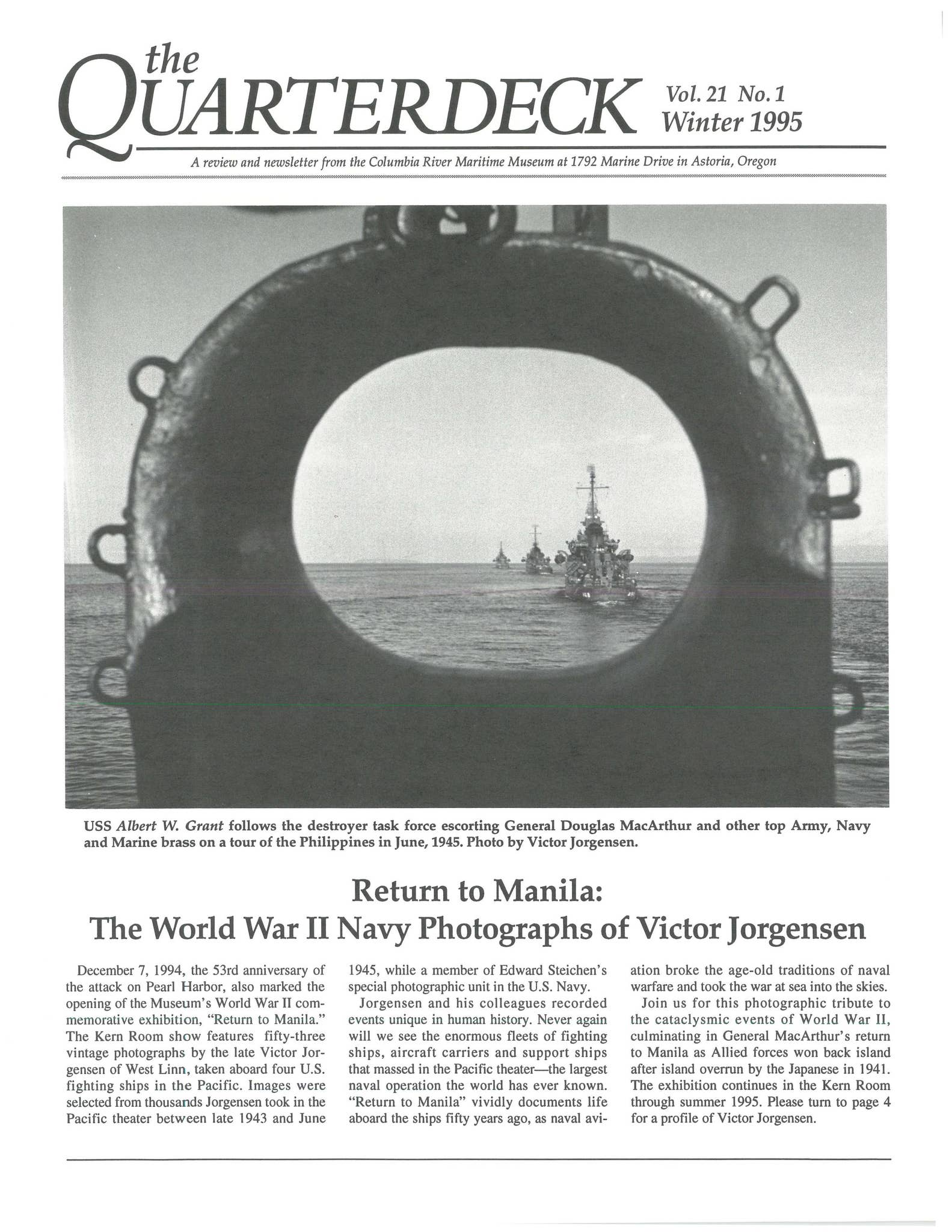 V21 N1 Return to Manila: The World War II Navy Photographs of Victor ...