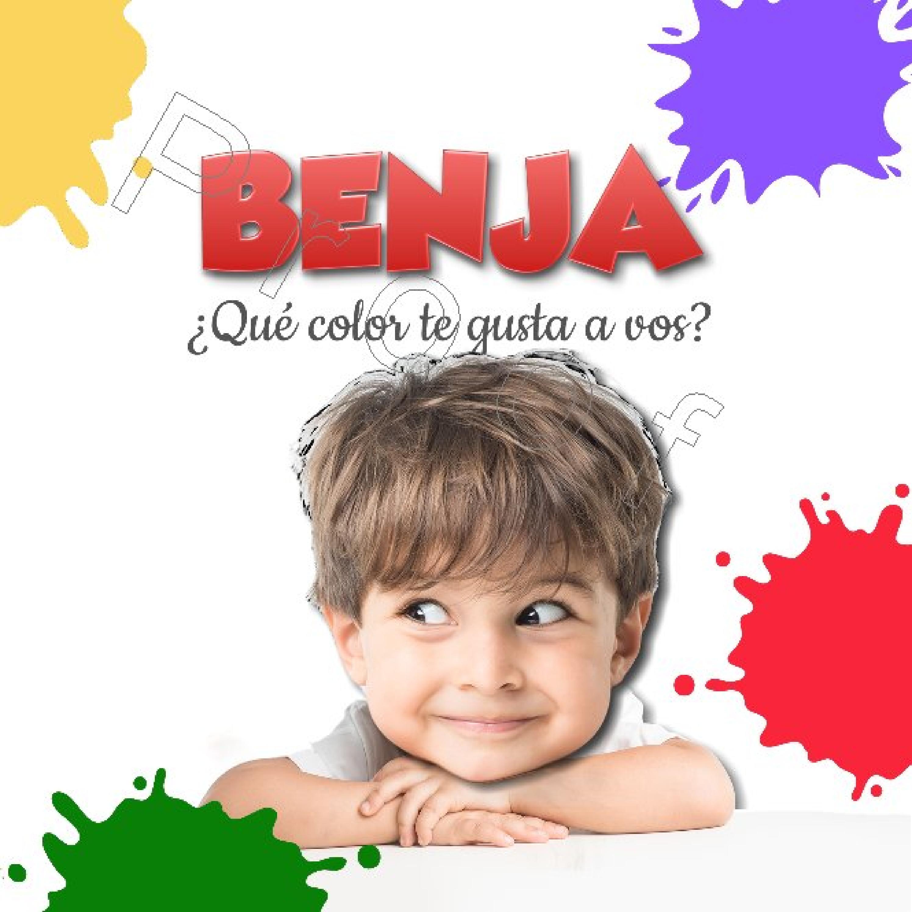 CUENTO PERSONALIZABLE Benja ¿Qué color te gusta a vos? by Mercado de ...