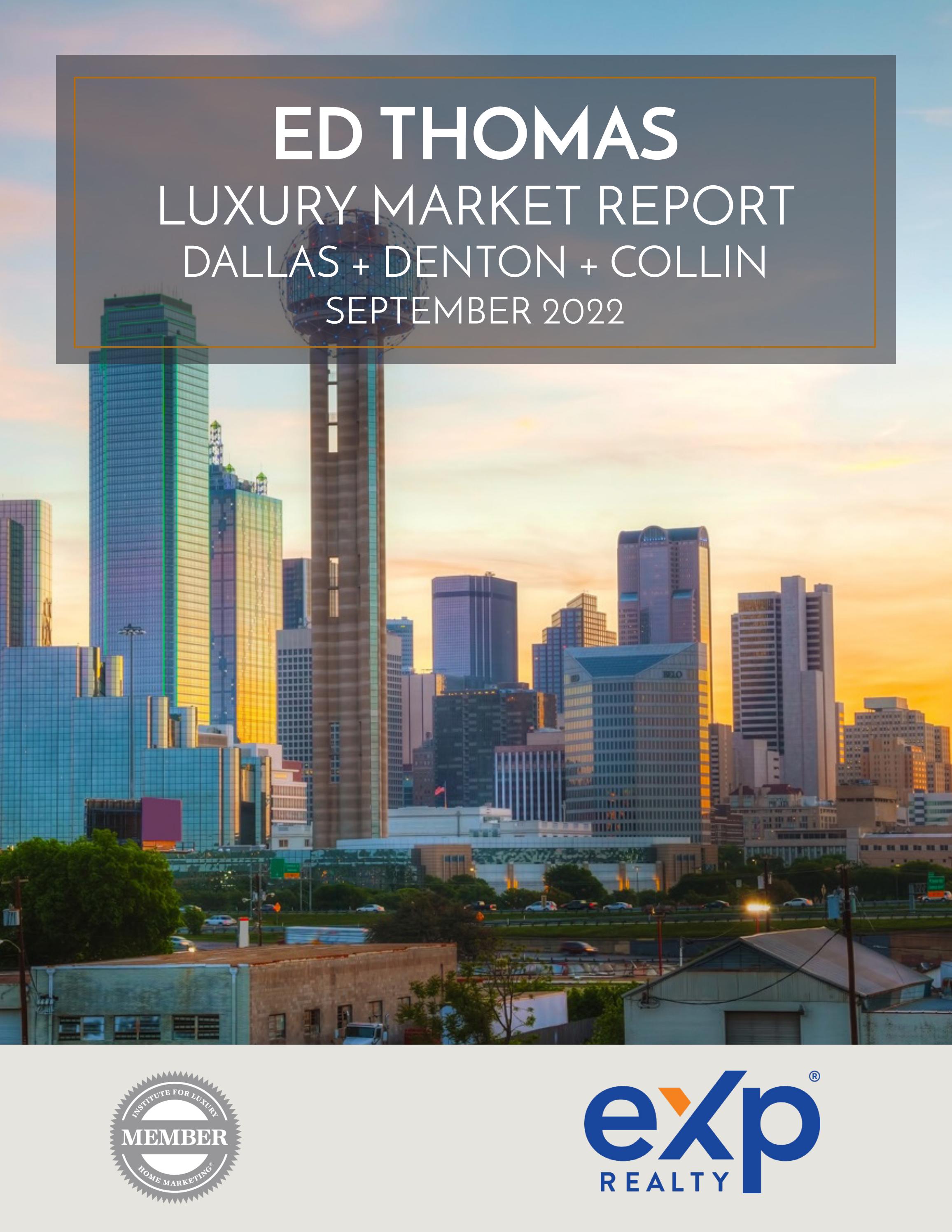 Ed Thomas Luxury Market Report SEPT 2022 by The Report Group - Issuu