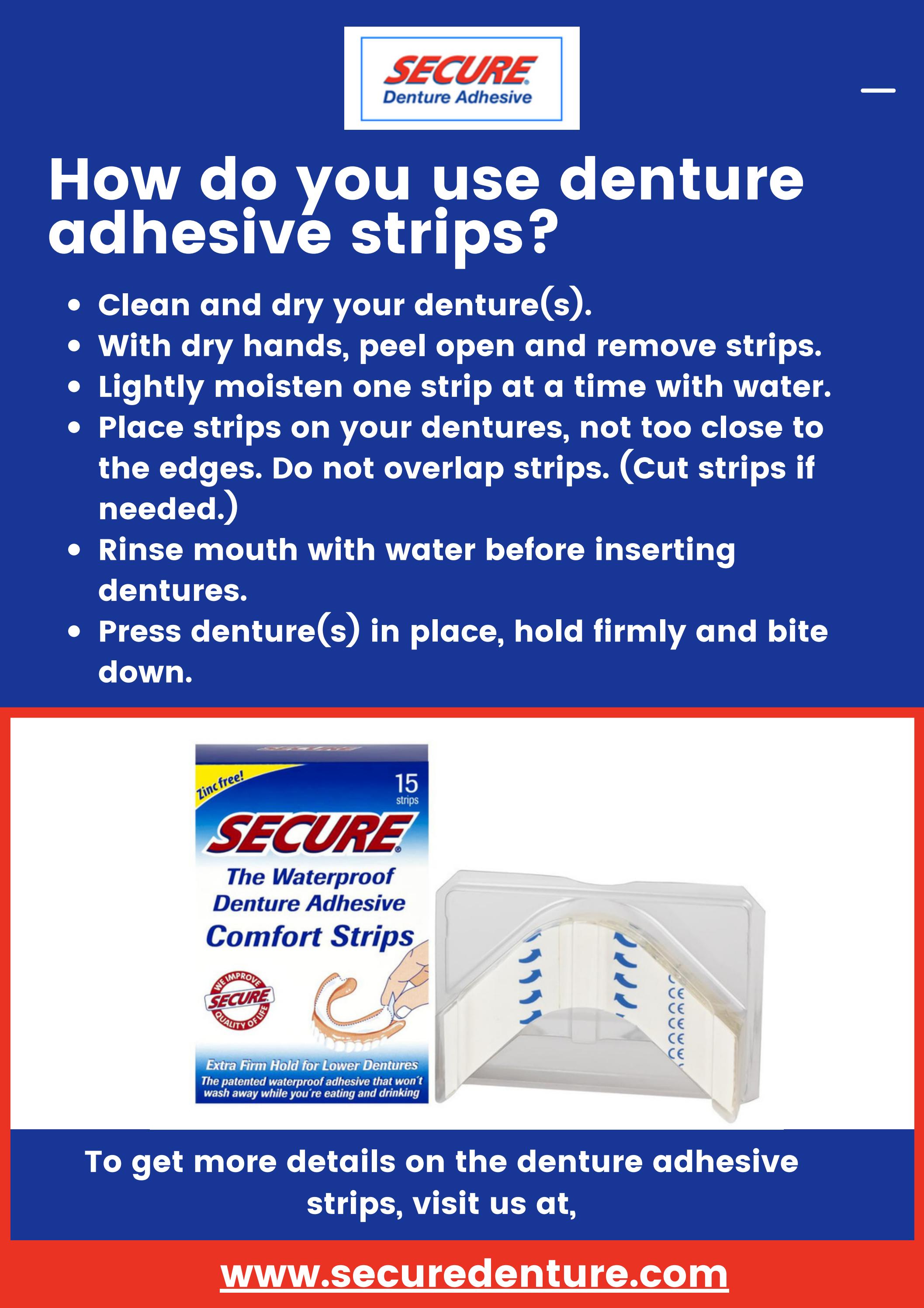 How do you use denture adhesive strips? by PeterParkar - Issuu