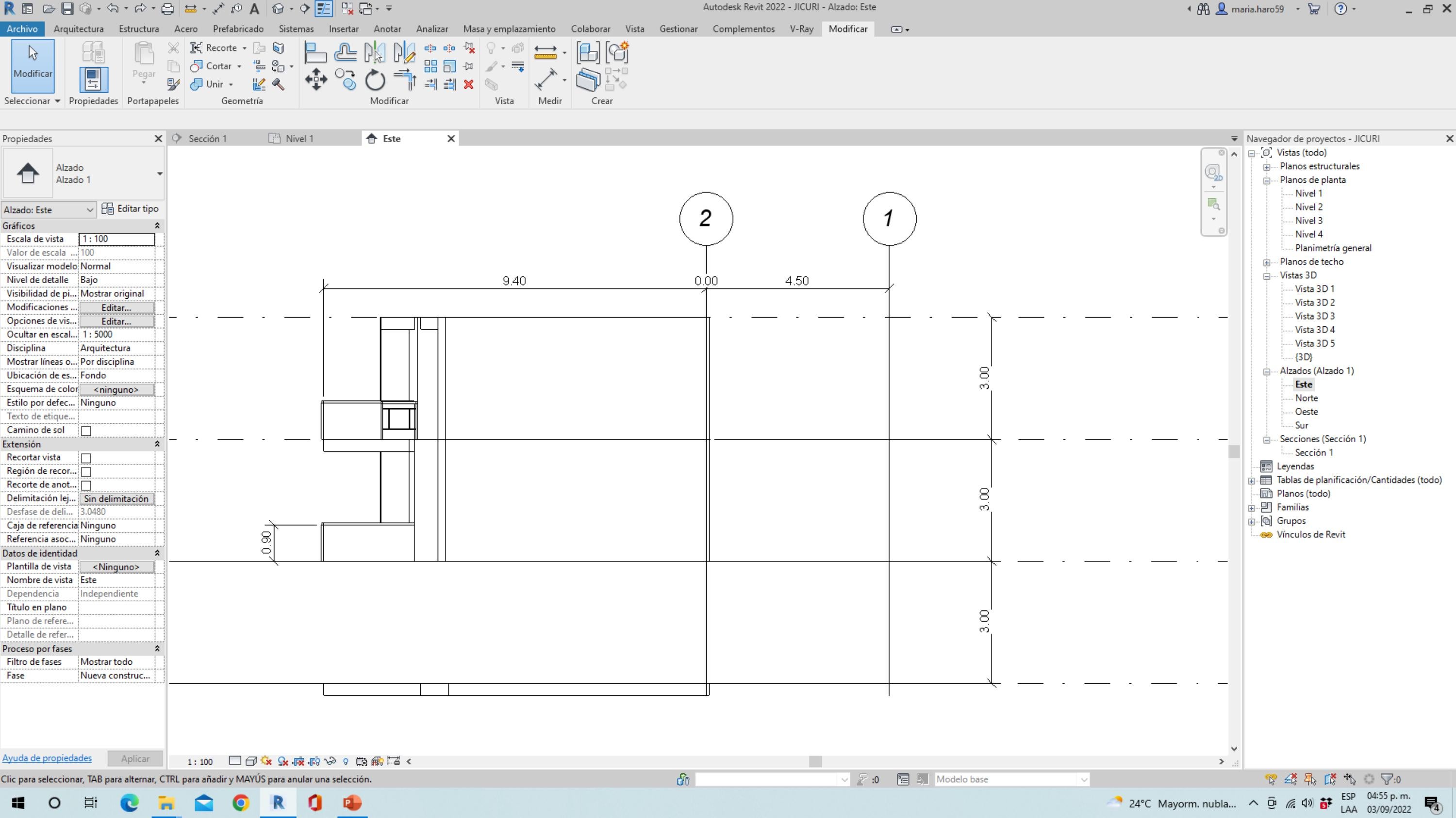 MANUAL REVIT PARA PRINCIPIANTES (9) HERRAMIENTAS, COTAS Y CATEGORIAS by ...