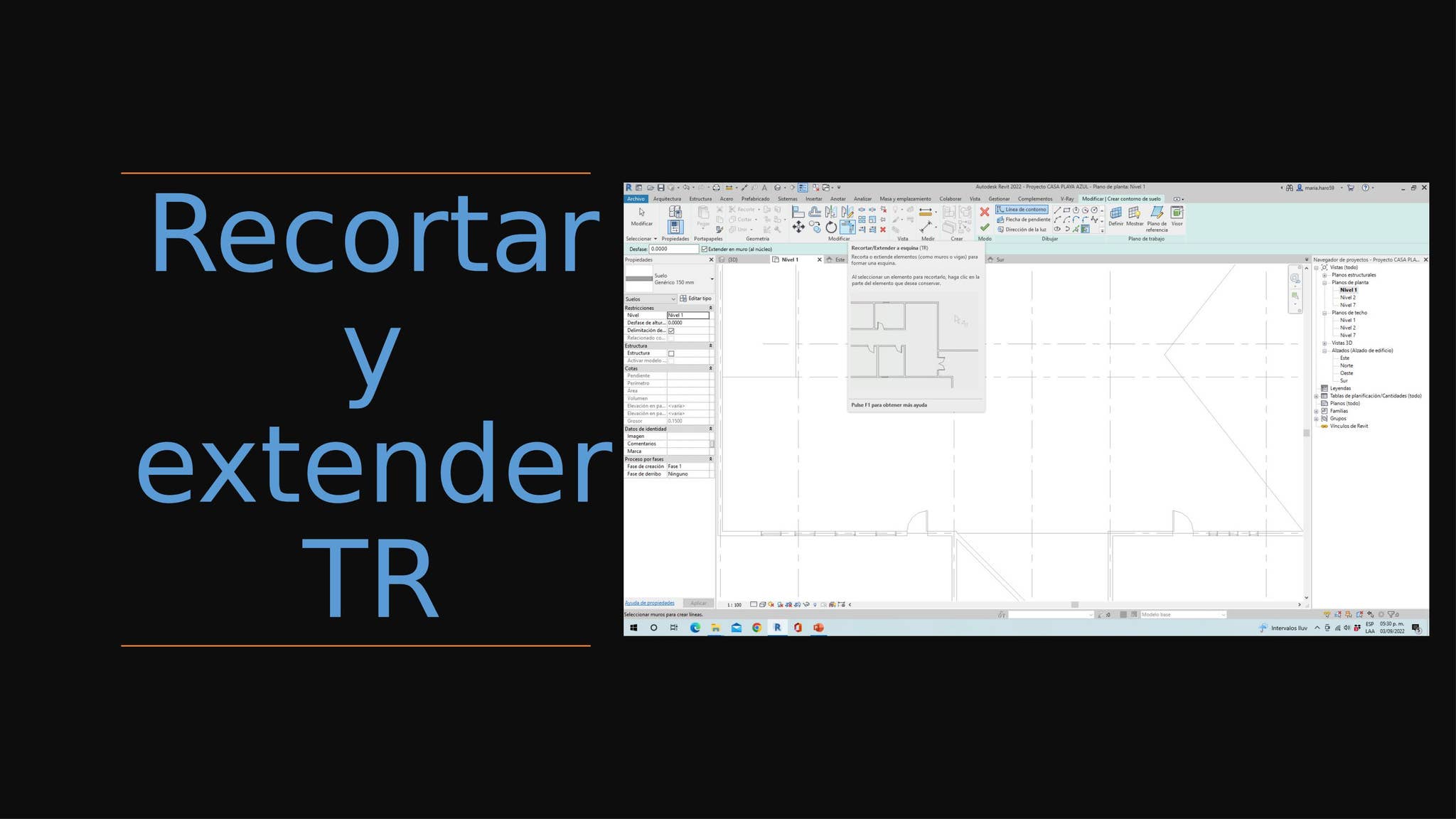MANUAL REVIT PARA PRINCIPIANTES (9) HERRAMIENTAS, COTAS Y CATEGORIAS by ...