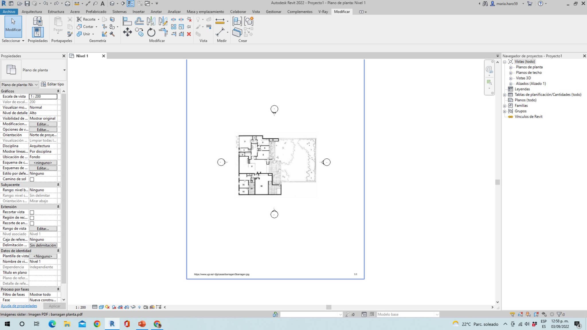 MANUAL REVIT PARA PRINCIPIANTES (10) INSERTAR CAD, PDF (IMPORTAR Y ...