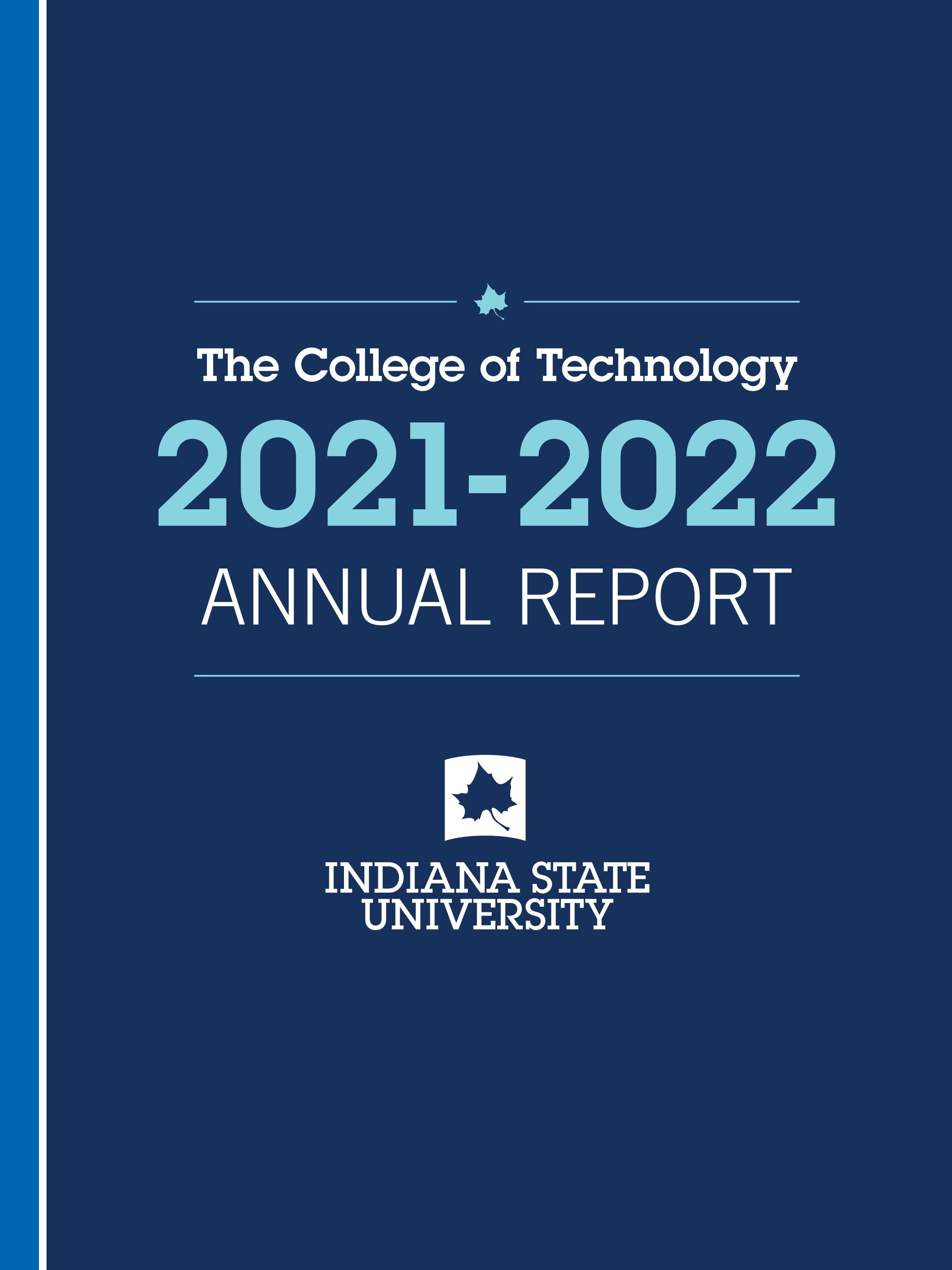 College of Technology Annual Report 2021-2022 by Indiana State ...