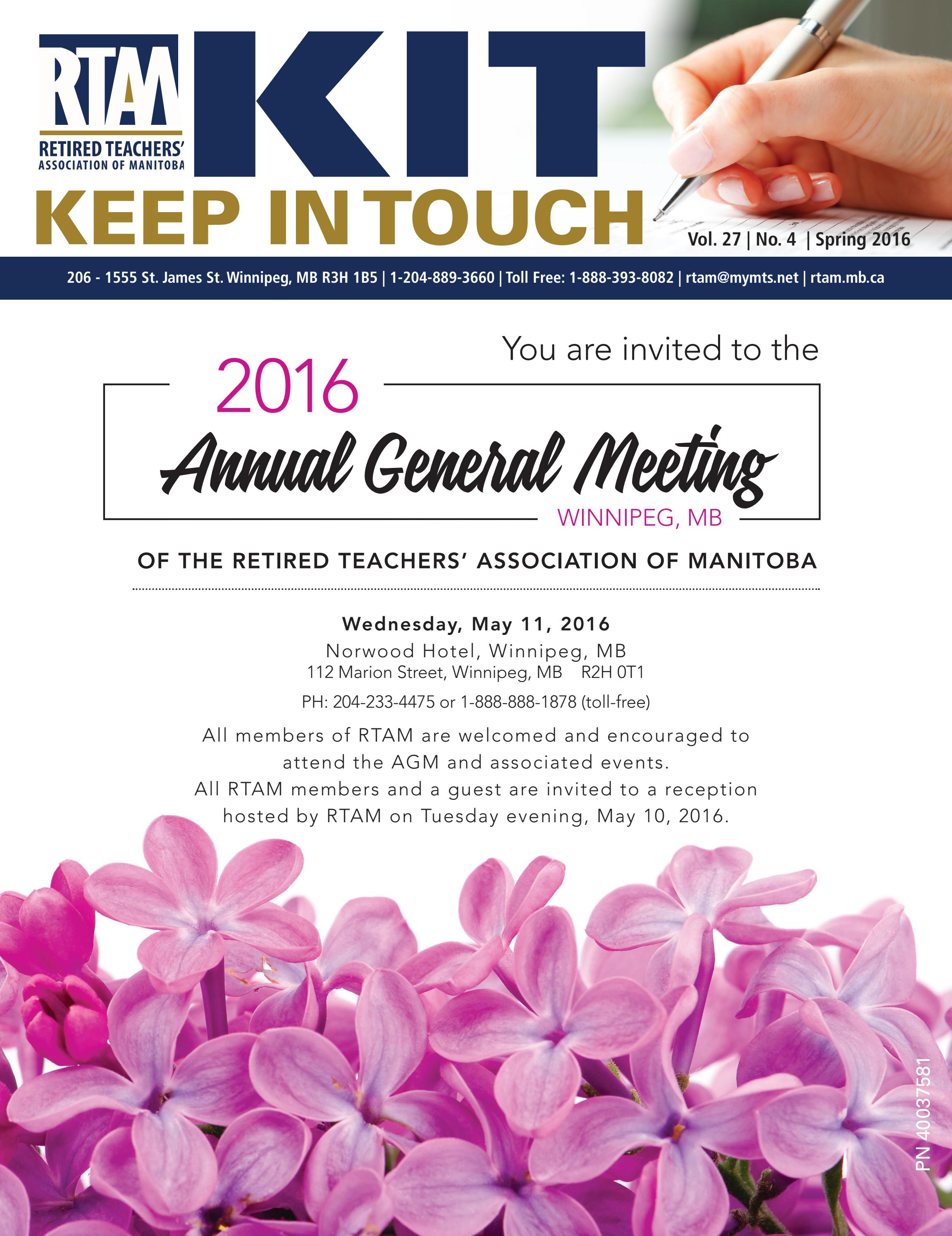 KIT Magazine - Spring 2016 by retiredteachers - Issuu
