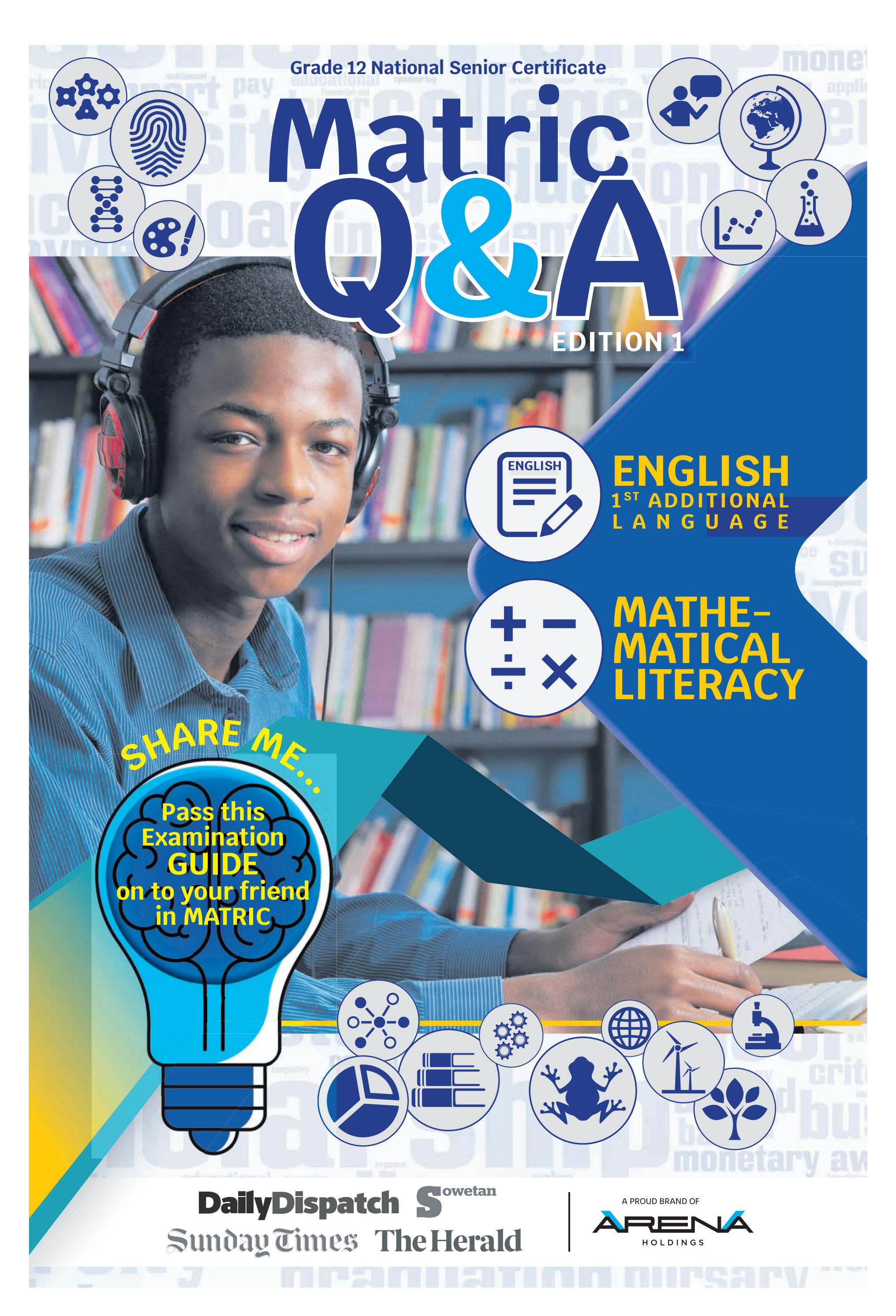 Matric Q&A 2022 | Edition 1: English first additional language and ...