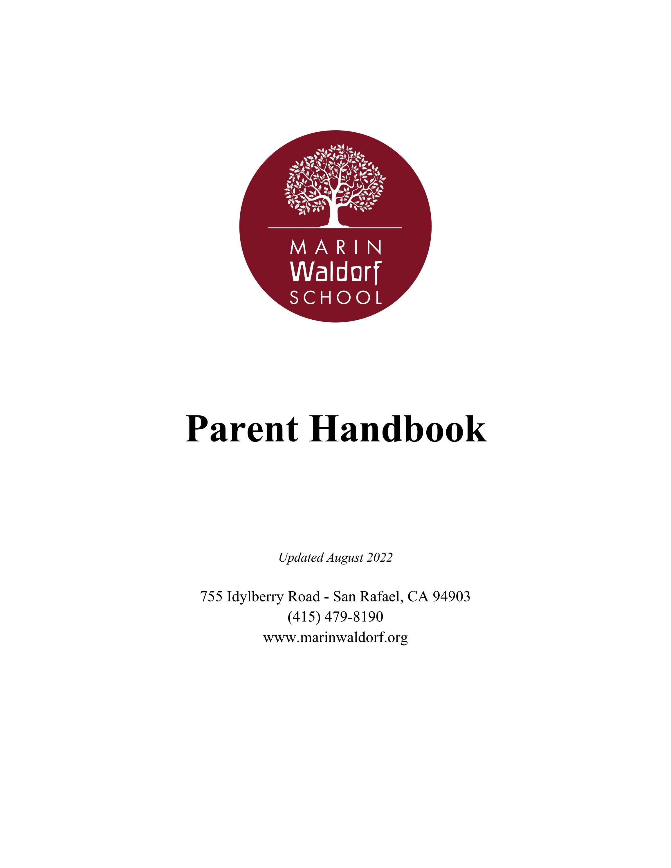 MWS 2022-23 Parent Handbook by marinwaldorfschool - Issuu