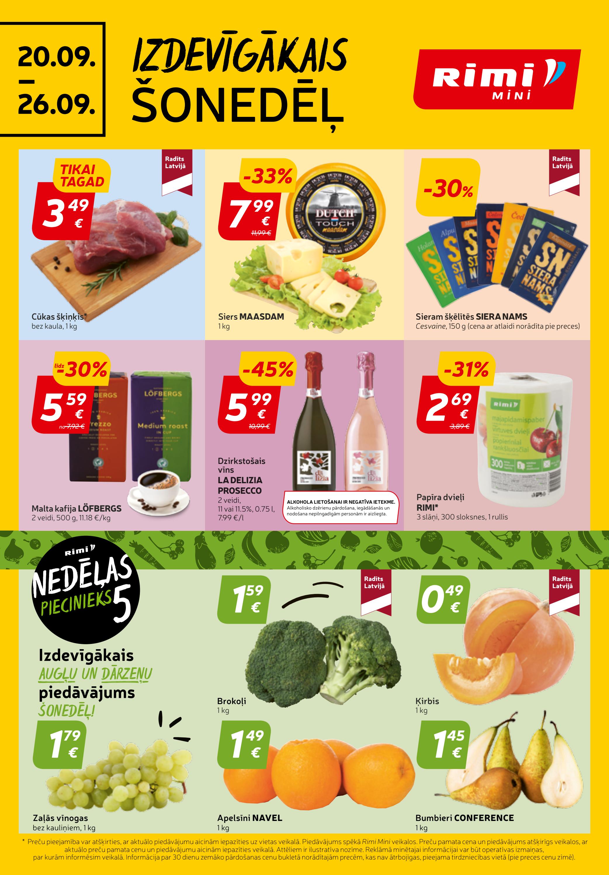 Rimi-Mini_piedavajumi_20-26.09 by Rimi - Issuu