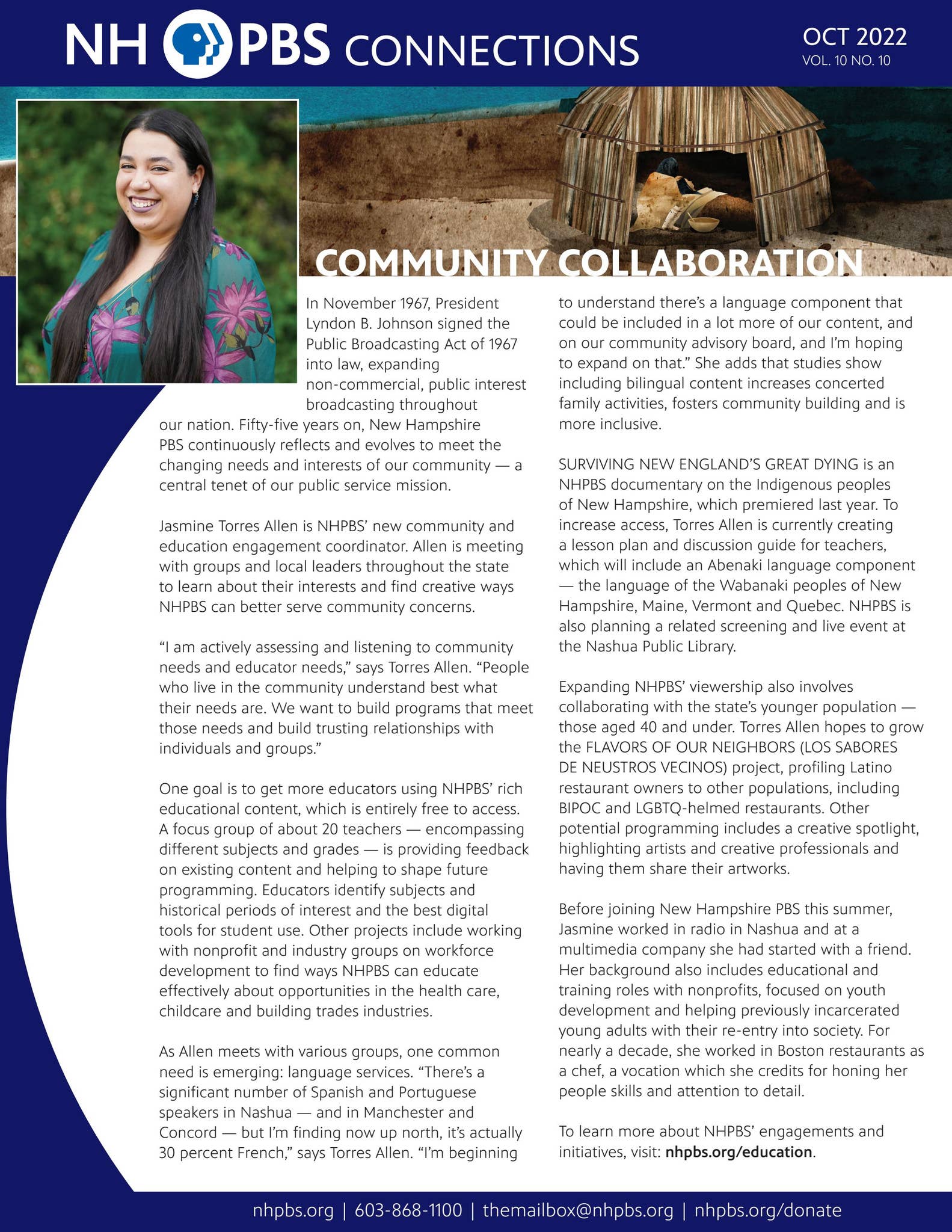NHPBS Connections - October 2022 by New Hampshire PBS - Issuu