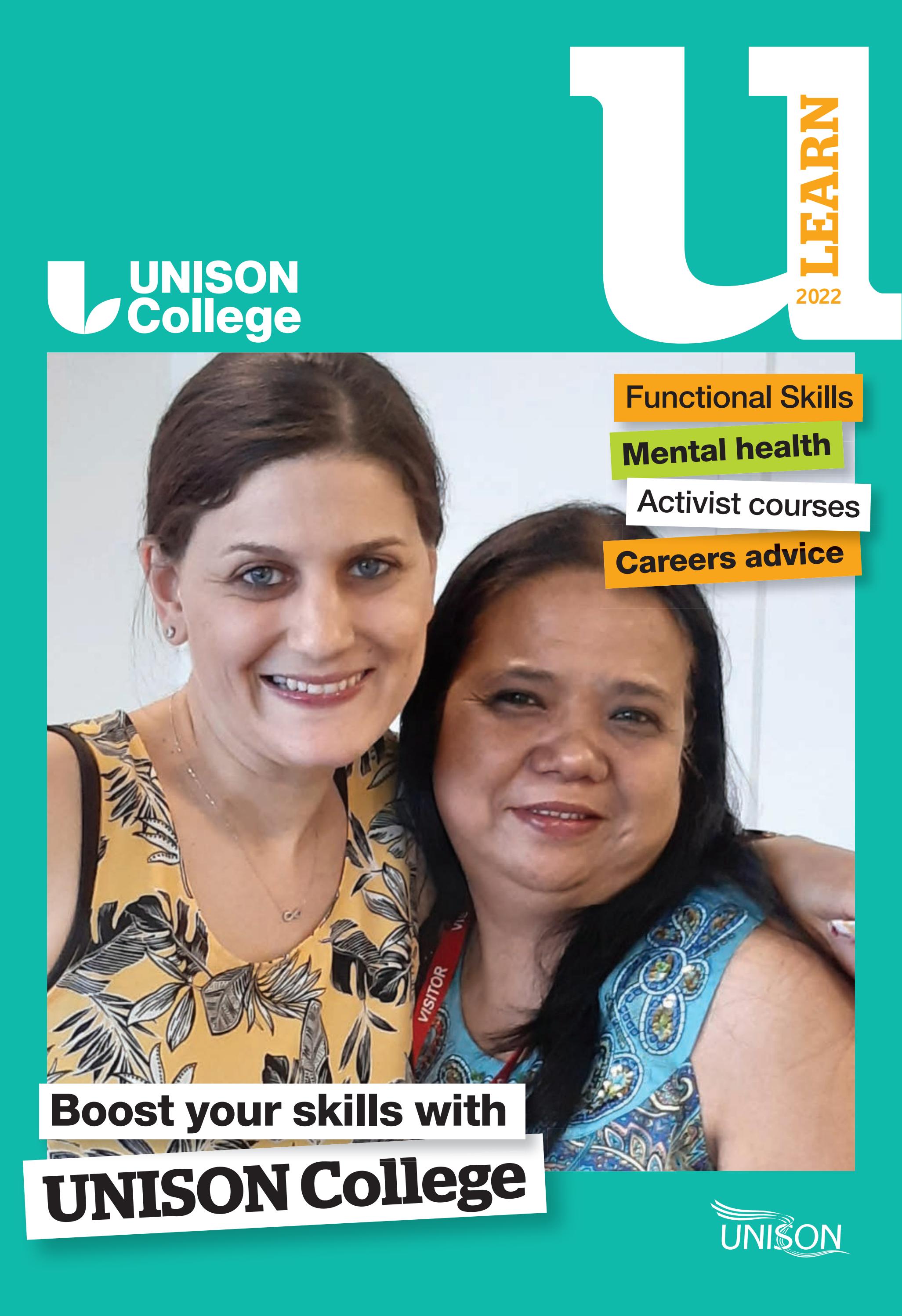 UNISON College's U Learn magazine by The Design Mill - Issuu