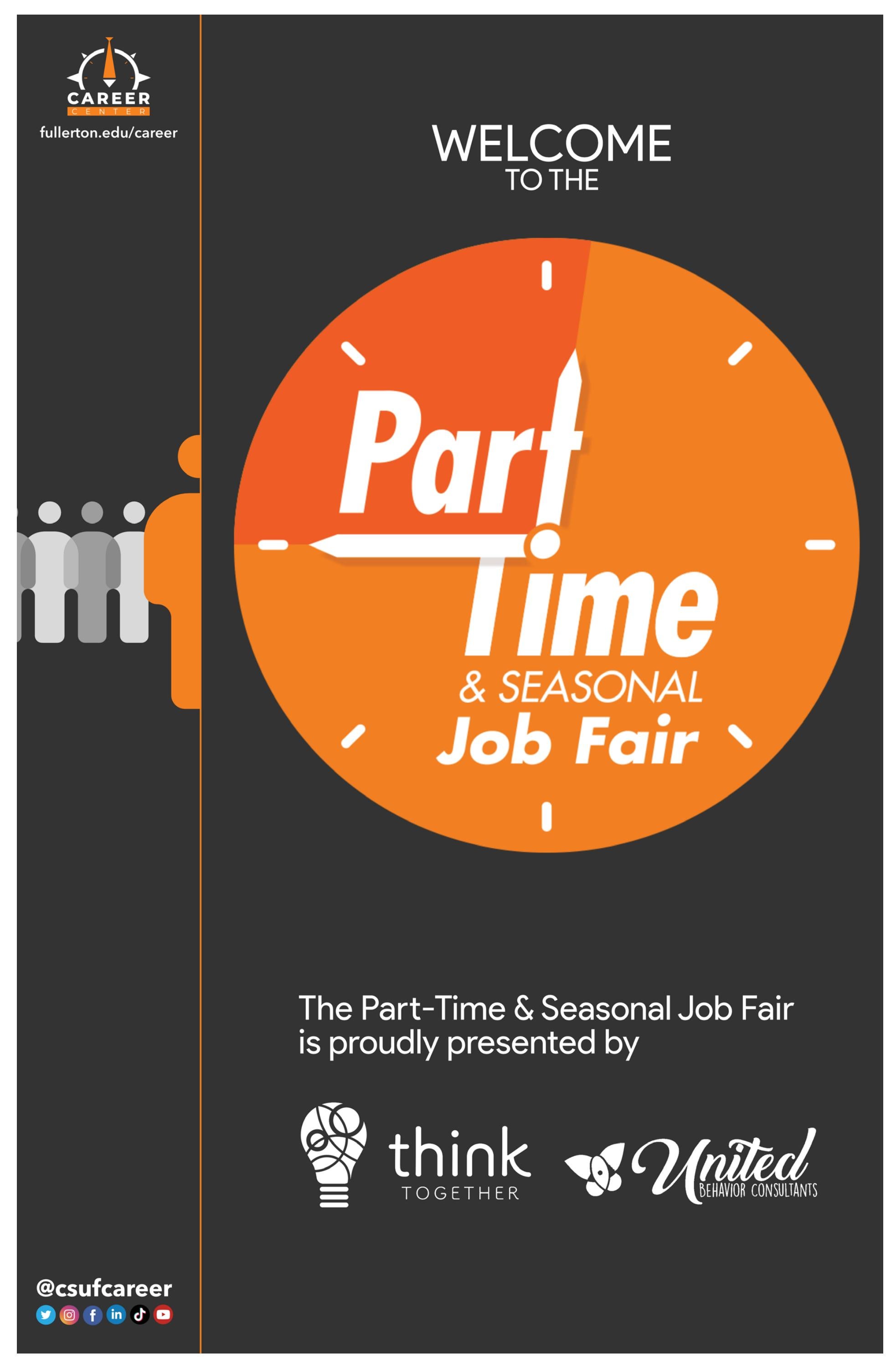 Part-Time & Seasonal Job Fair Program - FA22 by Career Center - Issuu
