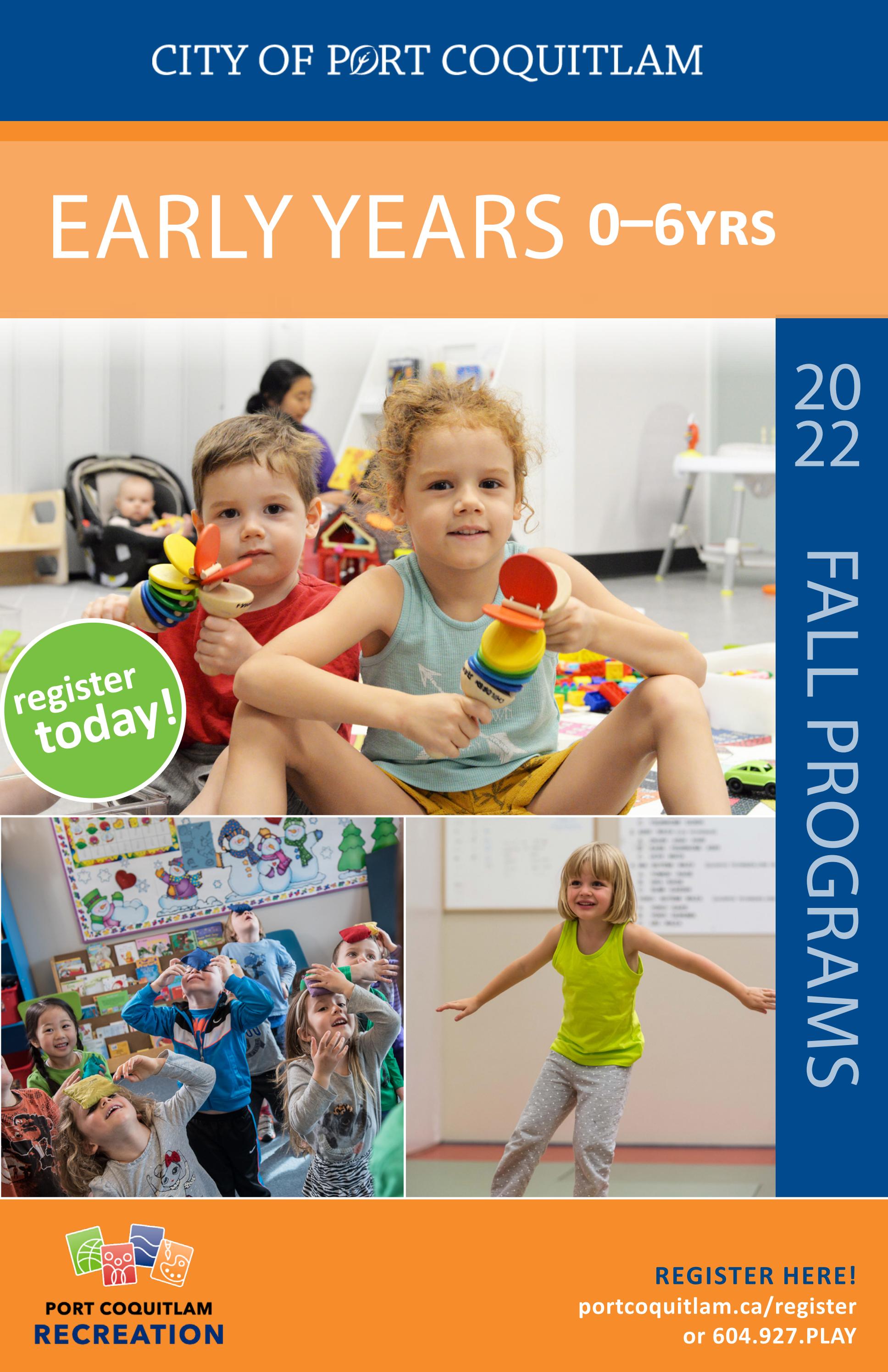 City of Port Coquitlam | Children Services | Early Years 0-6yrs | Fall ...