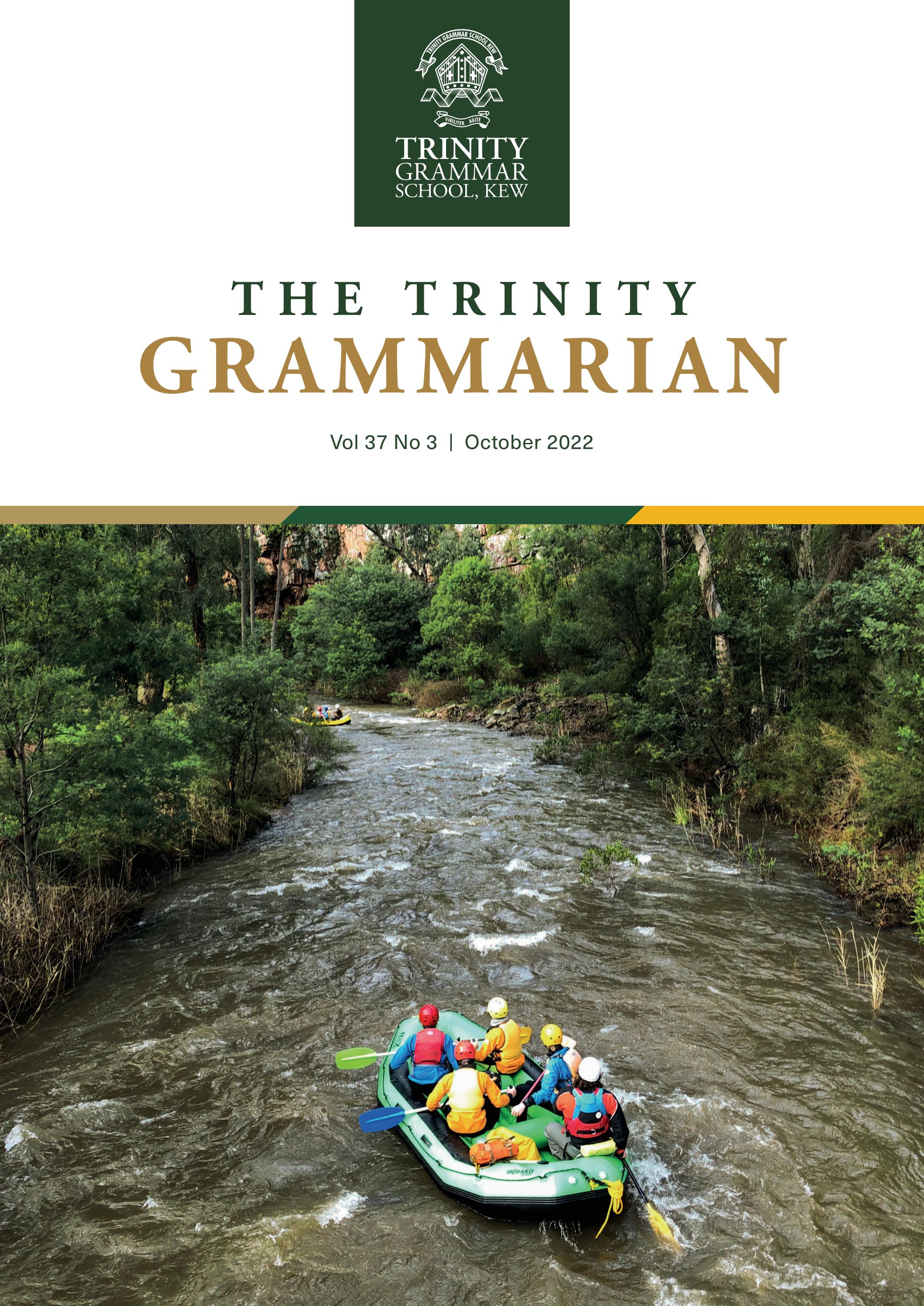 The Trinity Grammarian - October 2022 by Trinity Grammar School, Kew ...