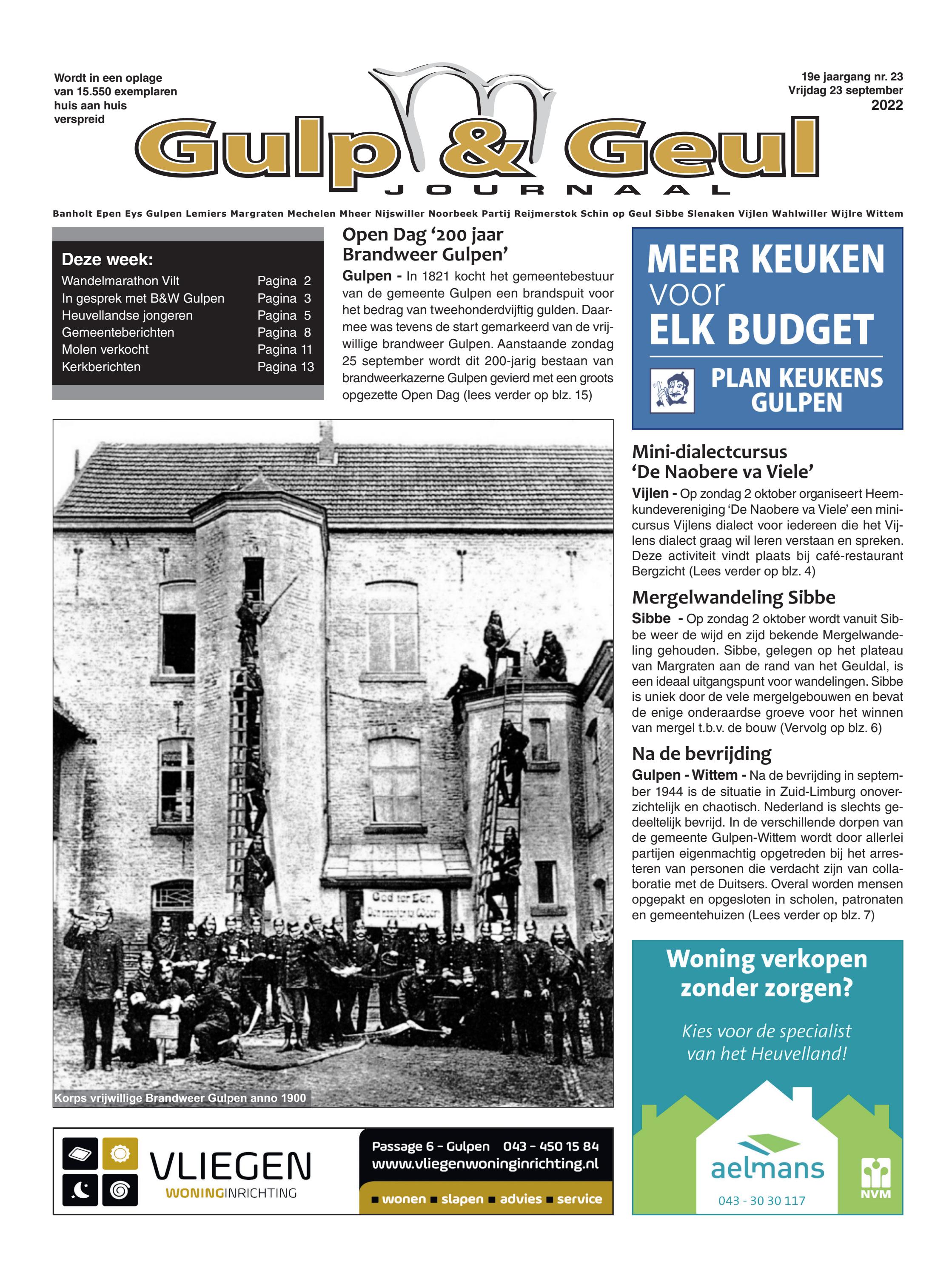 Gulp en Geul Journaal van vrijdag 23 september 2022 by Gulp en ...