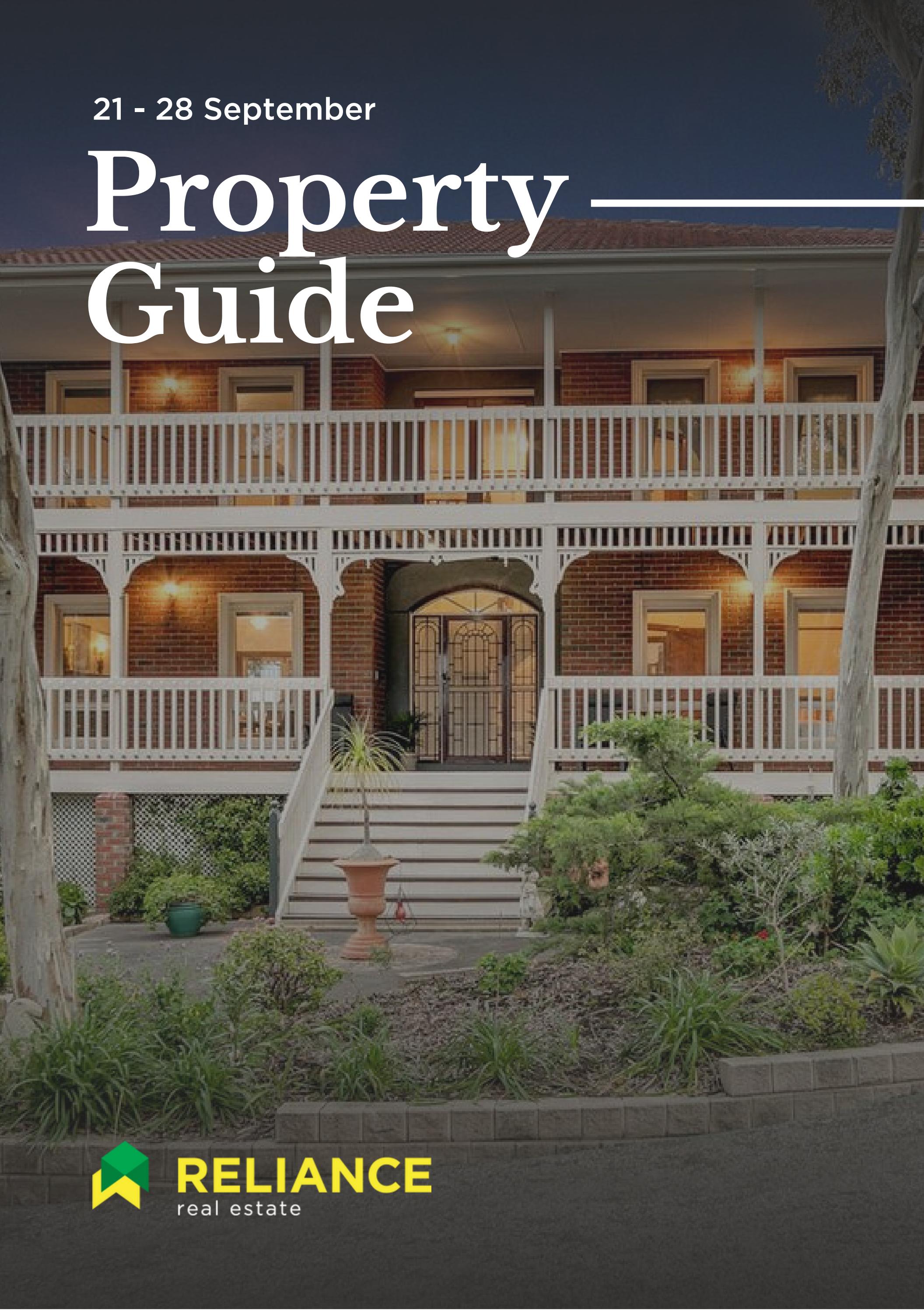 Property Guide 21 - 28 September by Reliance Real Estate - Issuu
