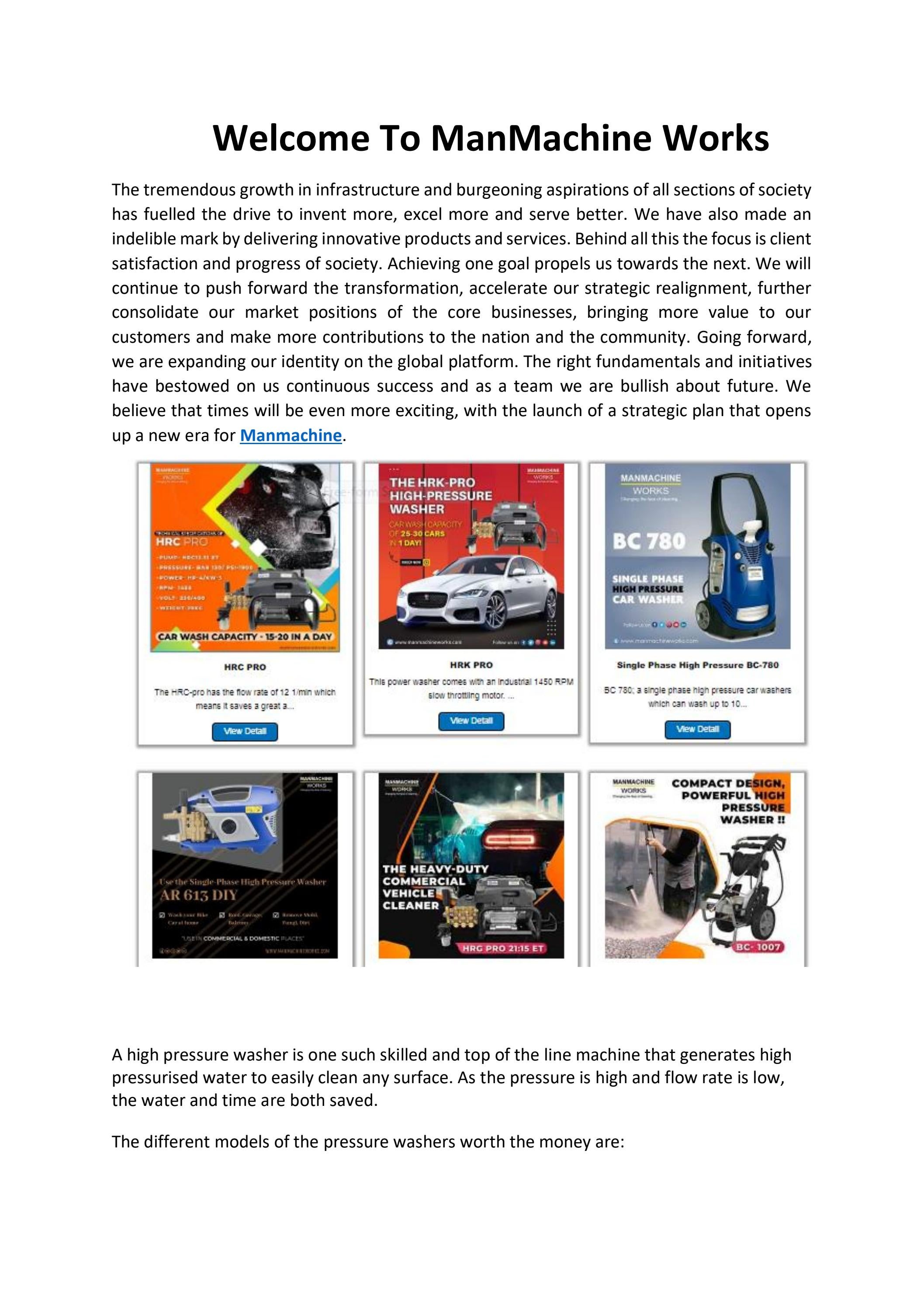 car washing machine by Manmachine Works - Issuu