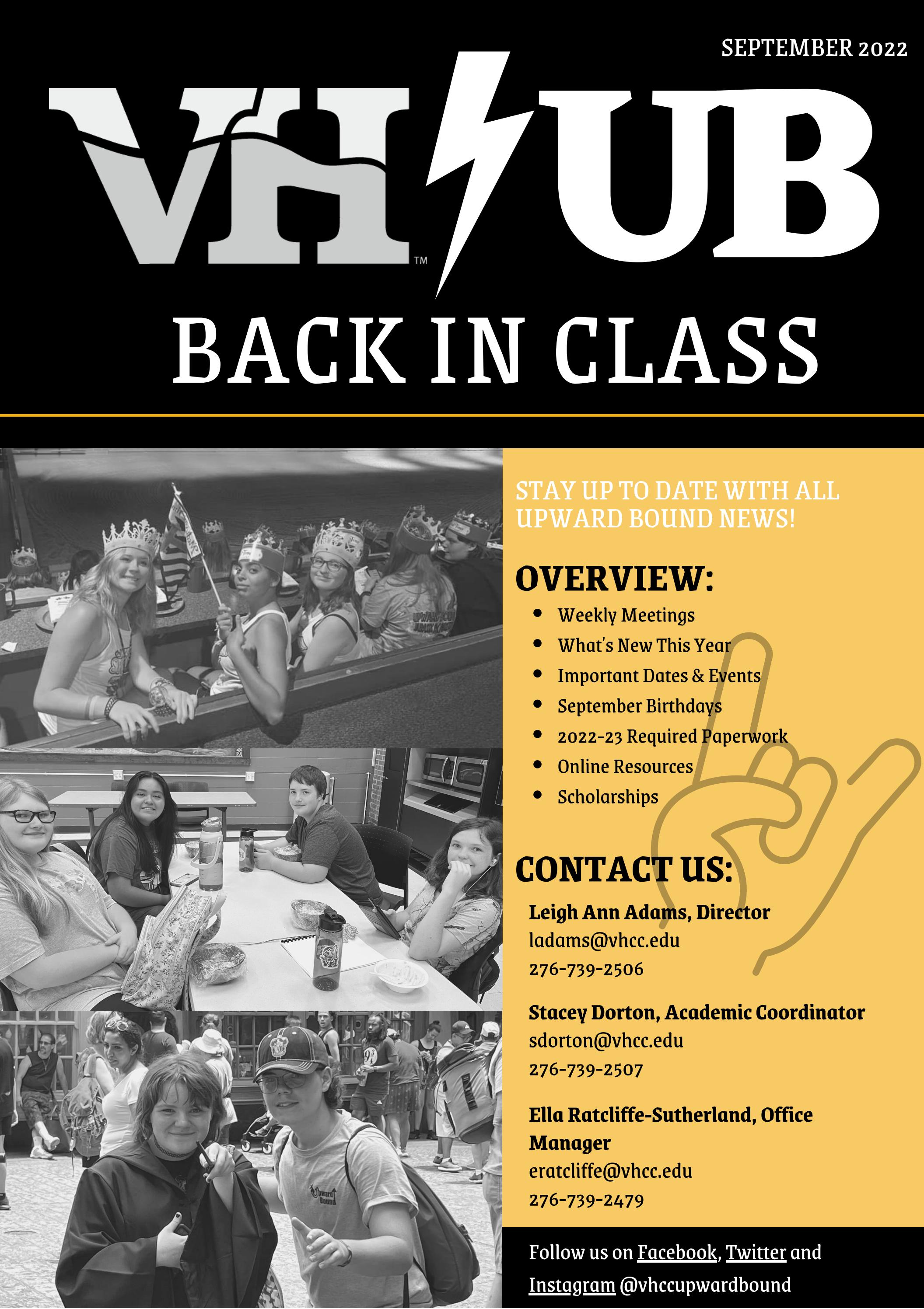 VHCC - Upward Bound - Sept 2022 by Virginia Highlands Community College ...