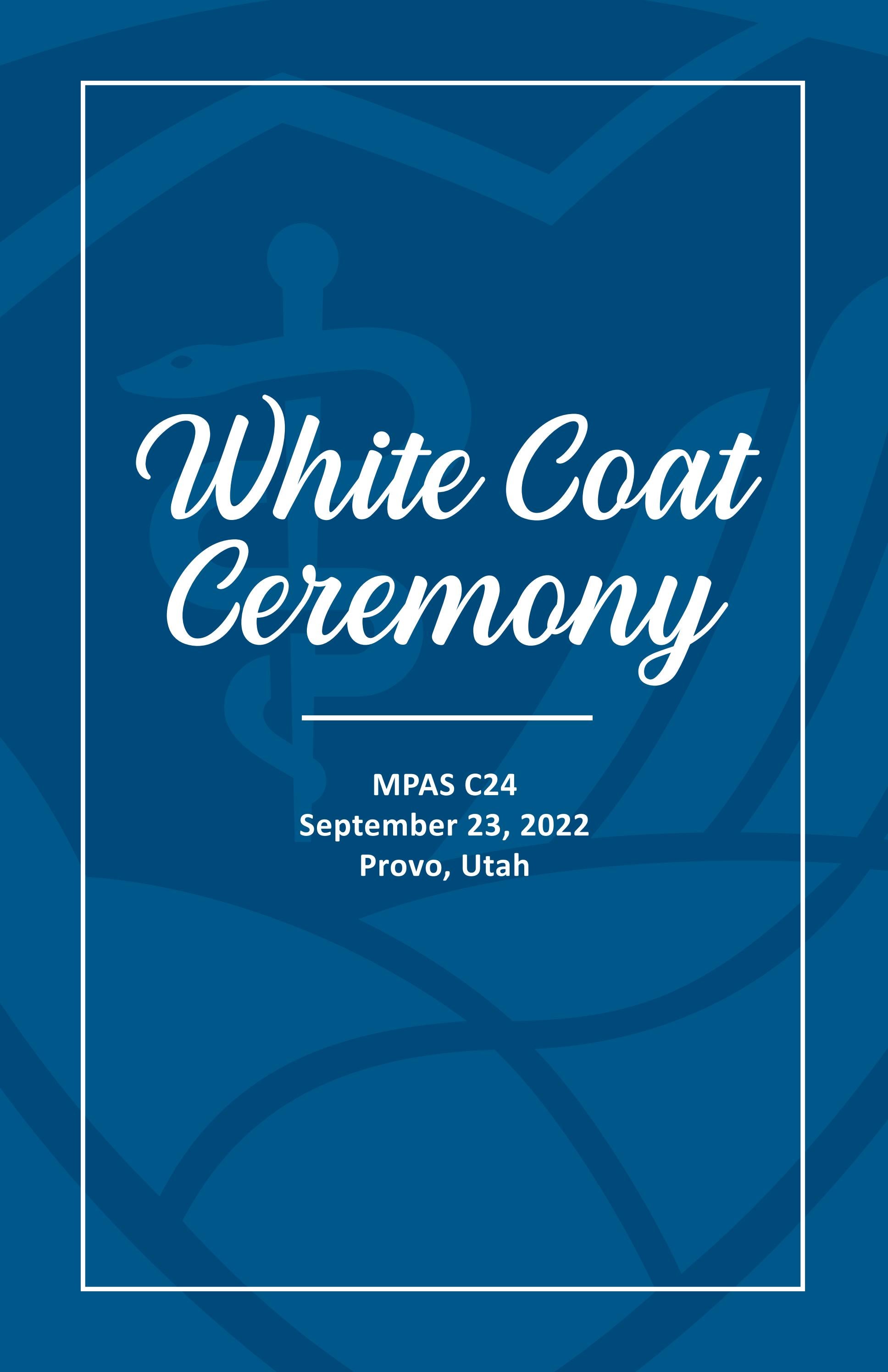 RMU MPAS C24 White Coat Program by Rocky Mountain University of Health ...