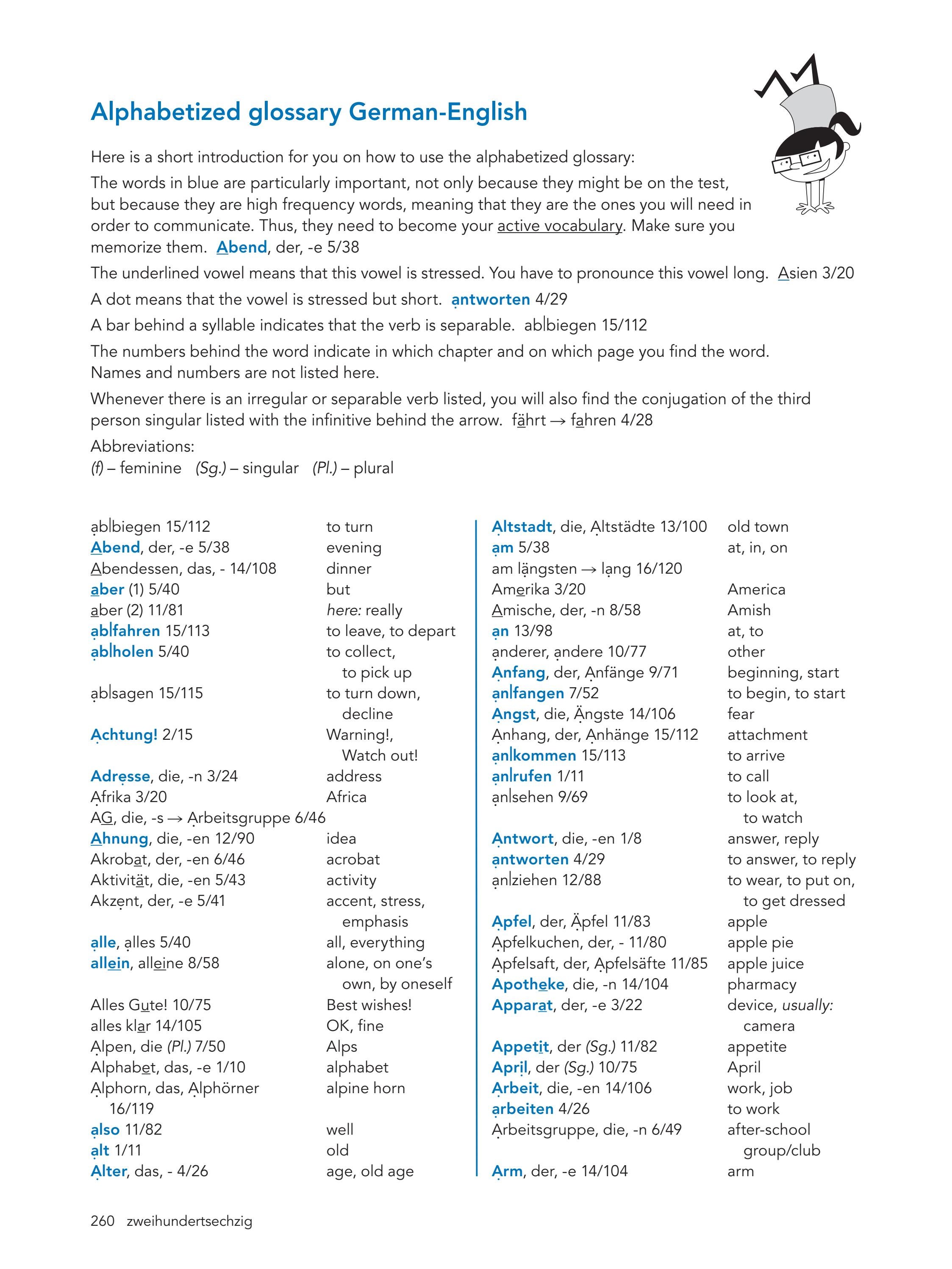 PD1 - MyPortfolio Alphabetical Glossary G-E by Klett World Languages ...
