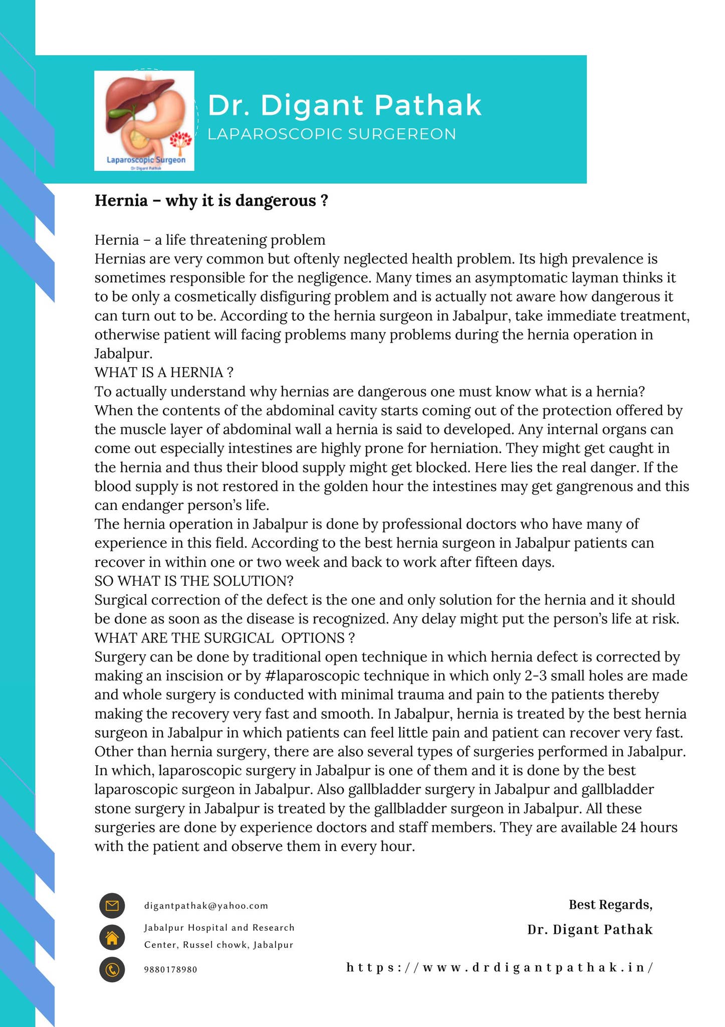 Hernia – why it is dangerous ? by Dr. Digant Pathak - Issuu