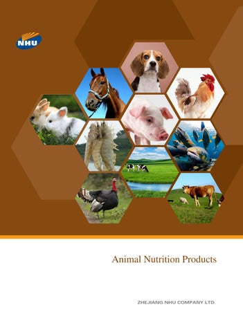 Animal Nutrition Products from NHU by Saigon Nutrition Corporation - Issuu