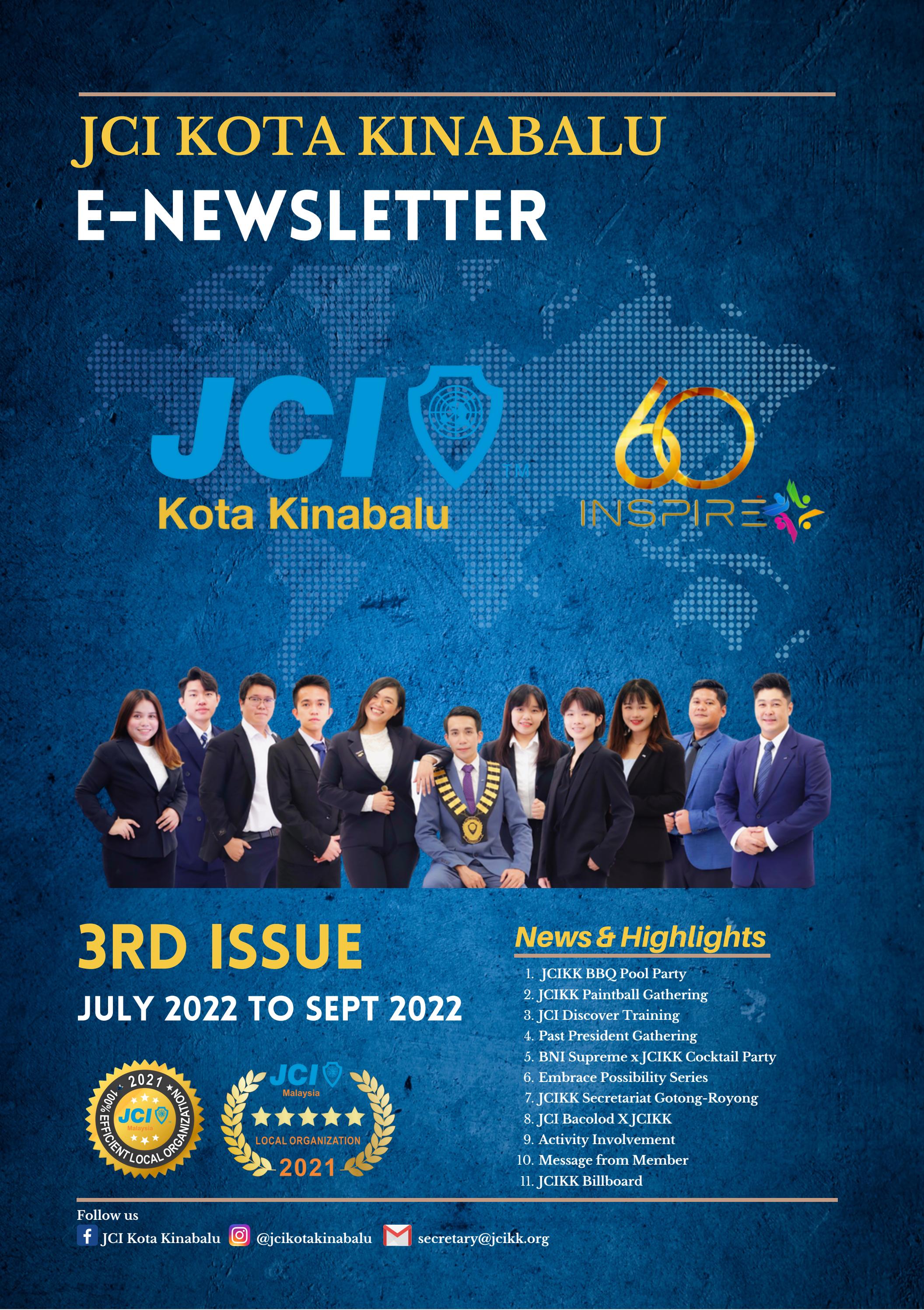 JCI Kota Kinabalu 2022 E-Newsletter 3rd Issue by JCI Kota Kinabalu - Issuu