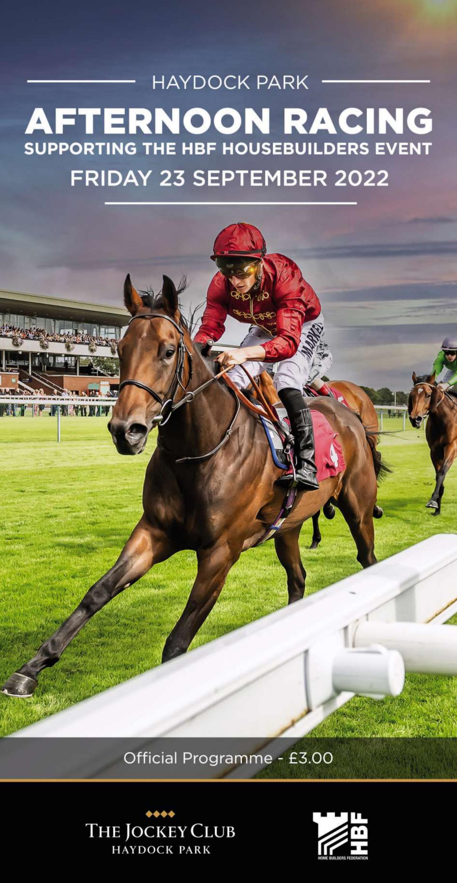 Haydock Park Racecard - Friday 23 September by Weatherbys - Issuu