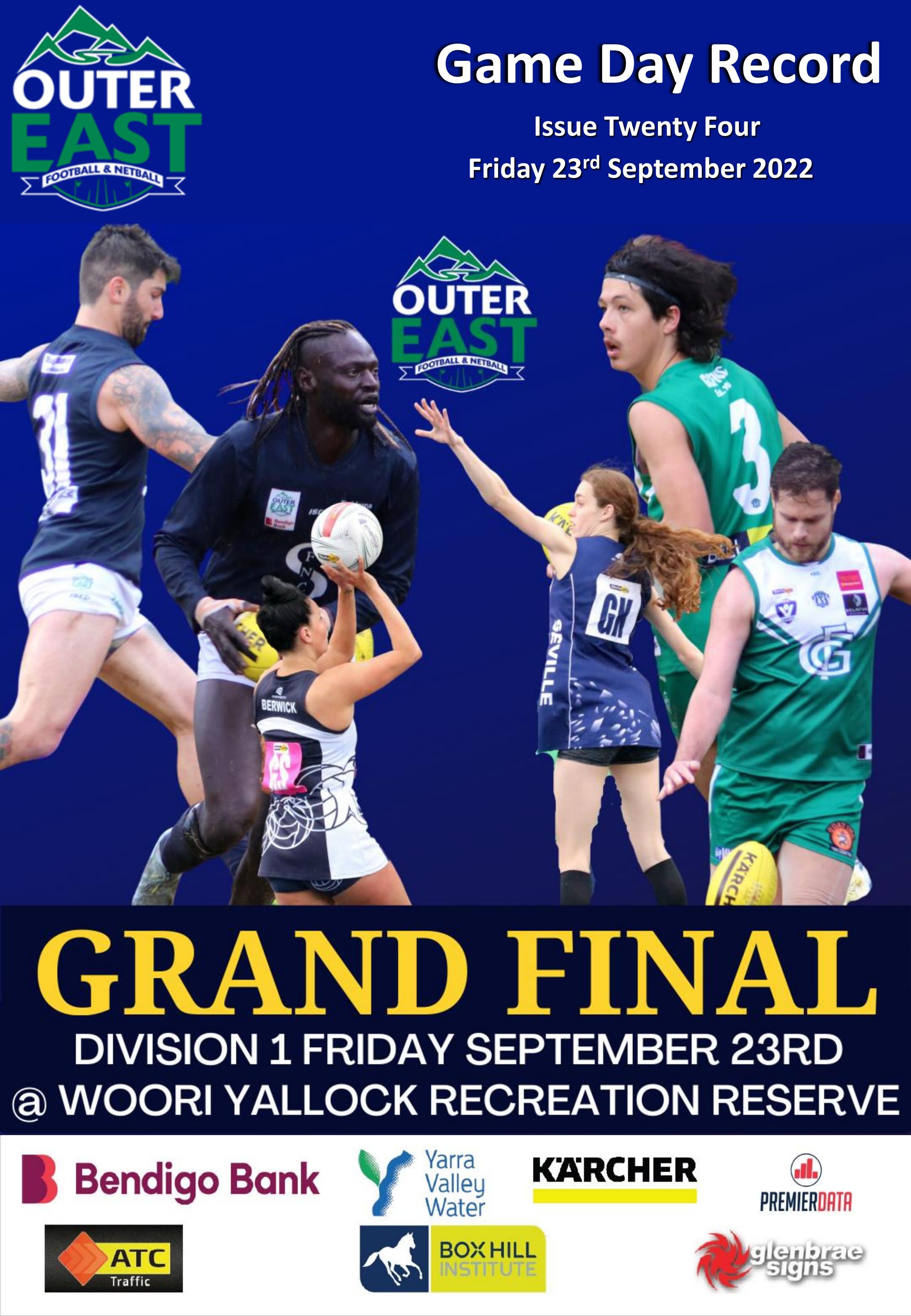 OEFN Gameday Record #24 by Outer_East_Football_Netball - Issuu