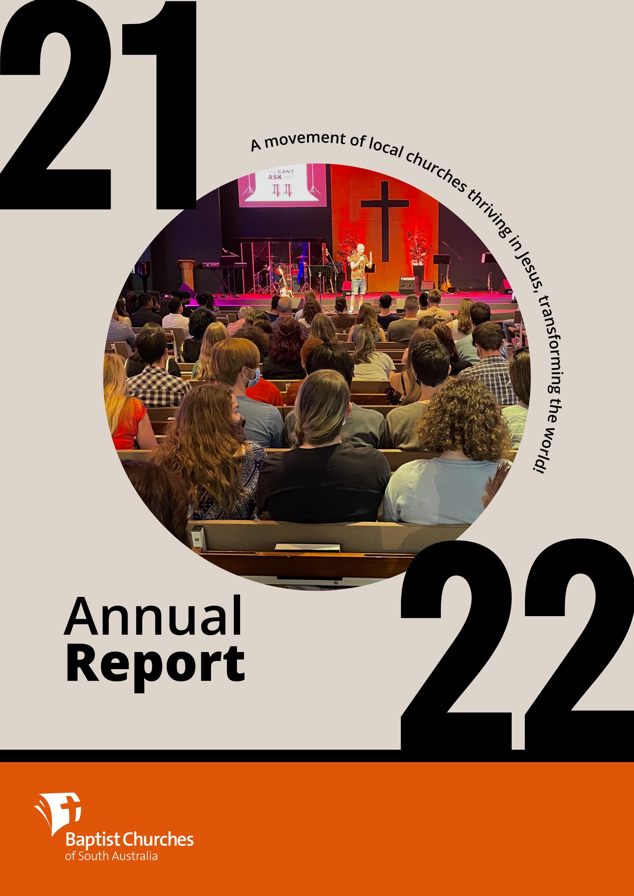 Annual Report 2021-22 | Baptist Churches SA by Baptist Churches of ...