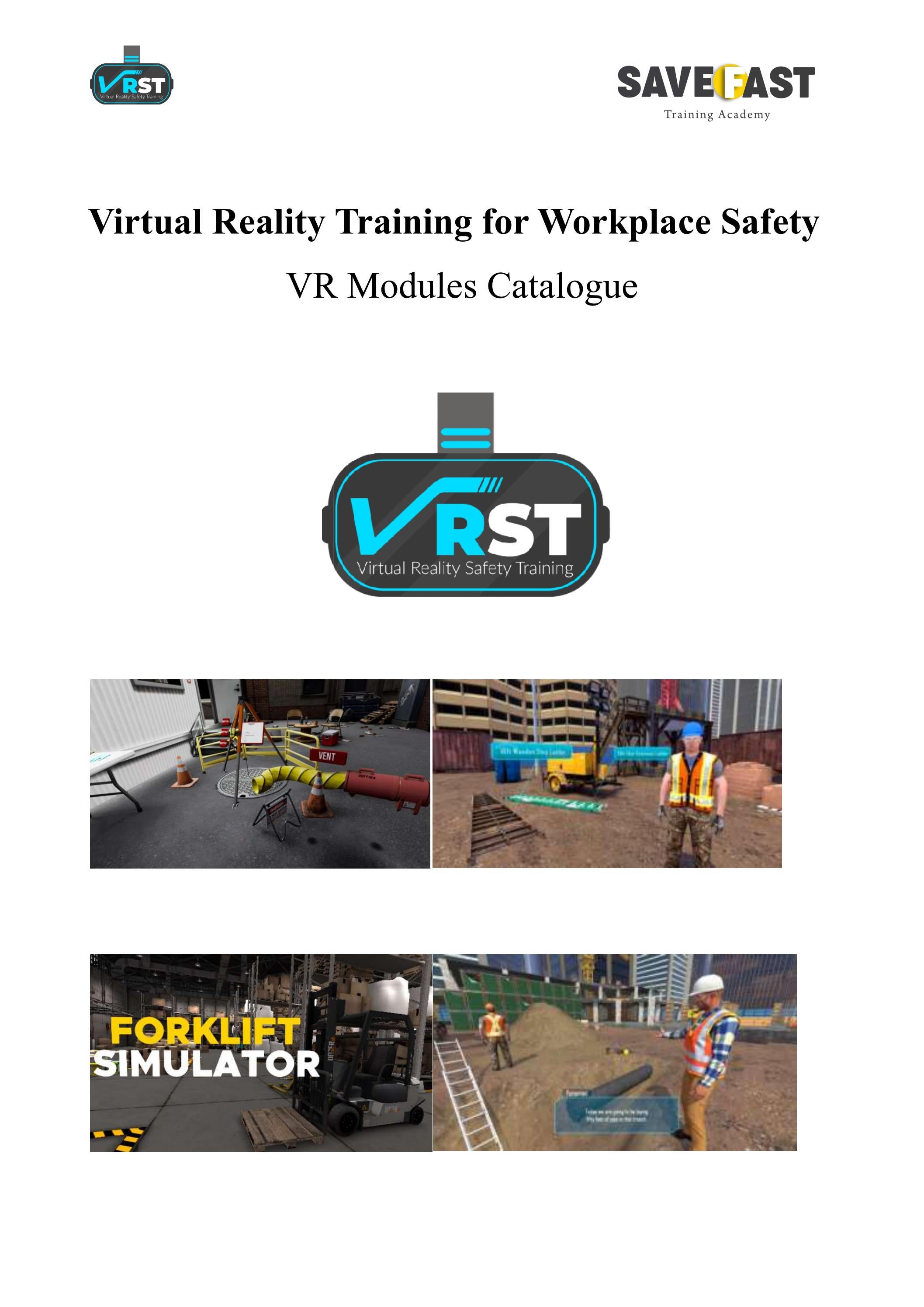 SaveFast VR Safety Catalogue by Save Fast - Issuu