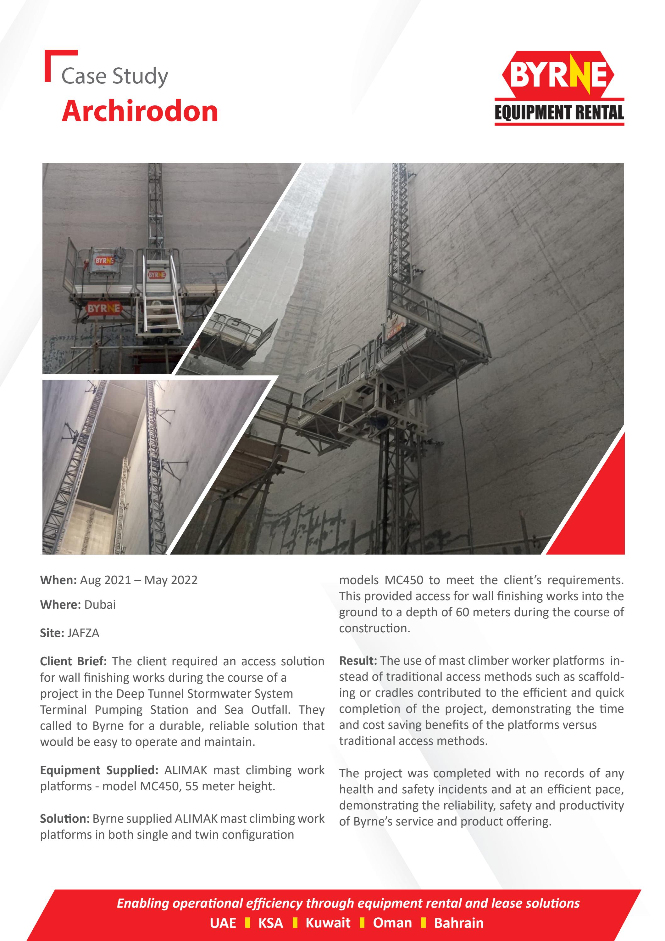 Case Study - Mast Climber Rental Solution by Byrne Group - Issuu