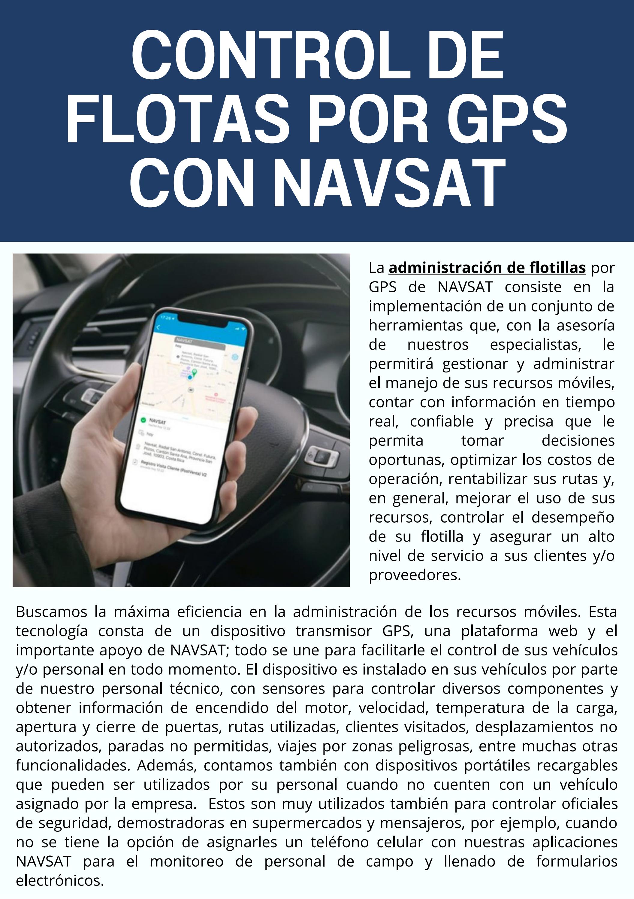 Control de flotas por GPS con NAVSAT by navsat - Issuu