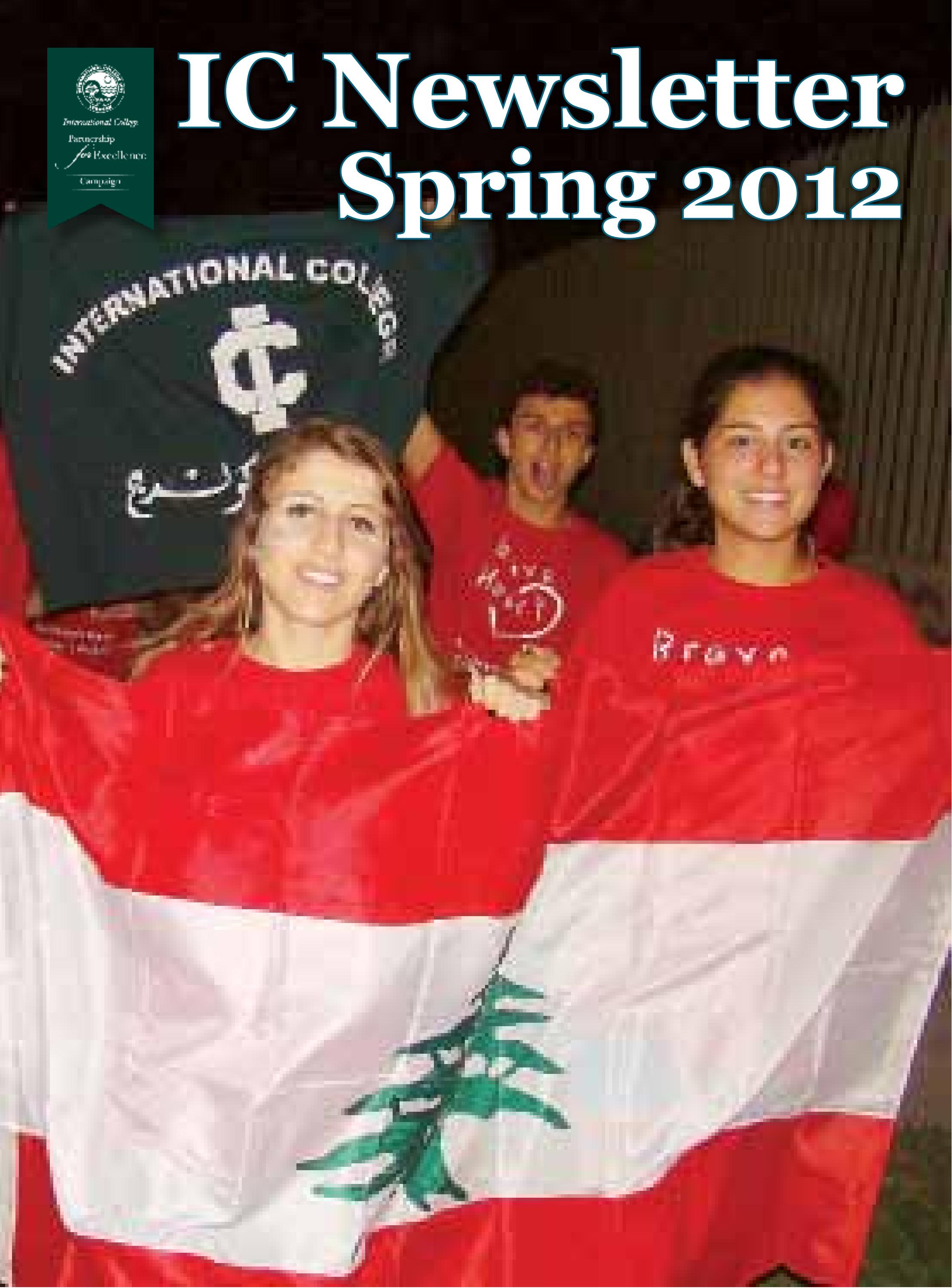Newsletter Spring 2012 by IC Communications Office - Issuu