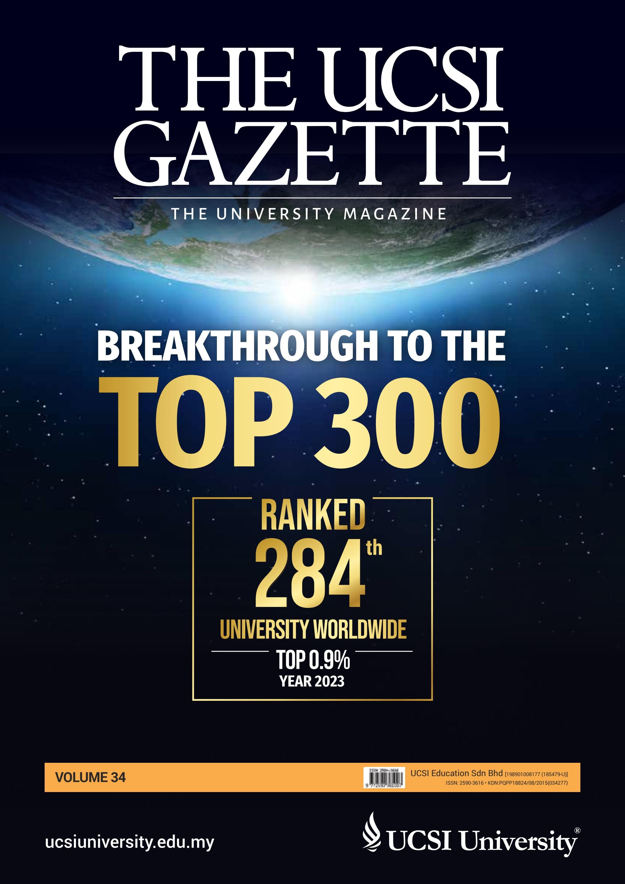 The UCSI Gazette Volume 34 by UCSI GCA - Issuu