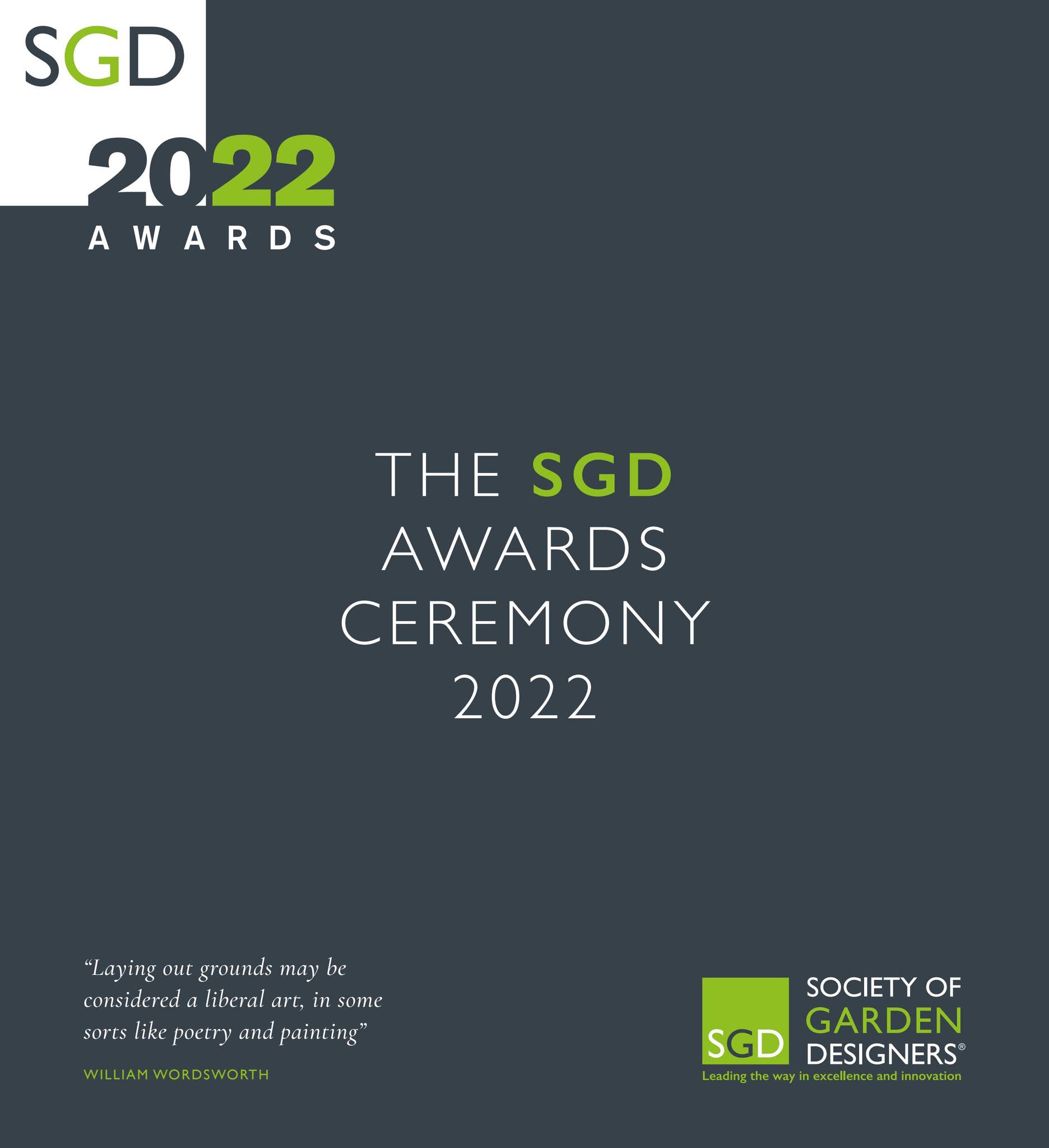 SGD Awards 2022 E-brochure by TheSocietyofGardenDesigners - Issuu