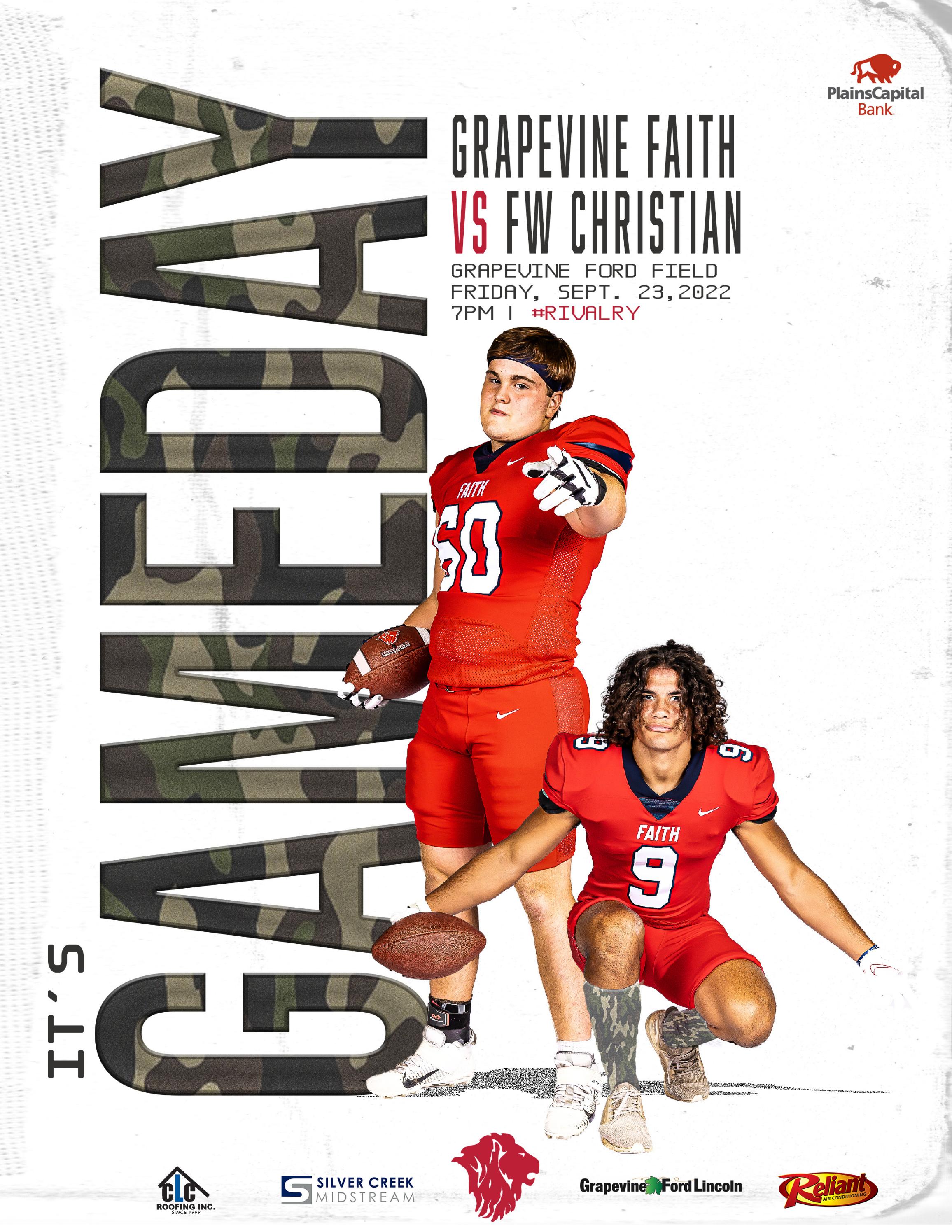 Football Game Day Program vs ESD by grapevinefaith - Issuu