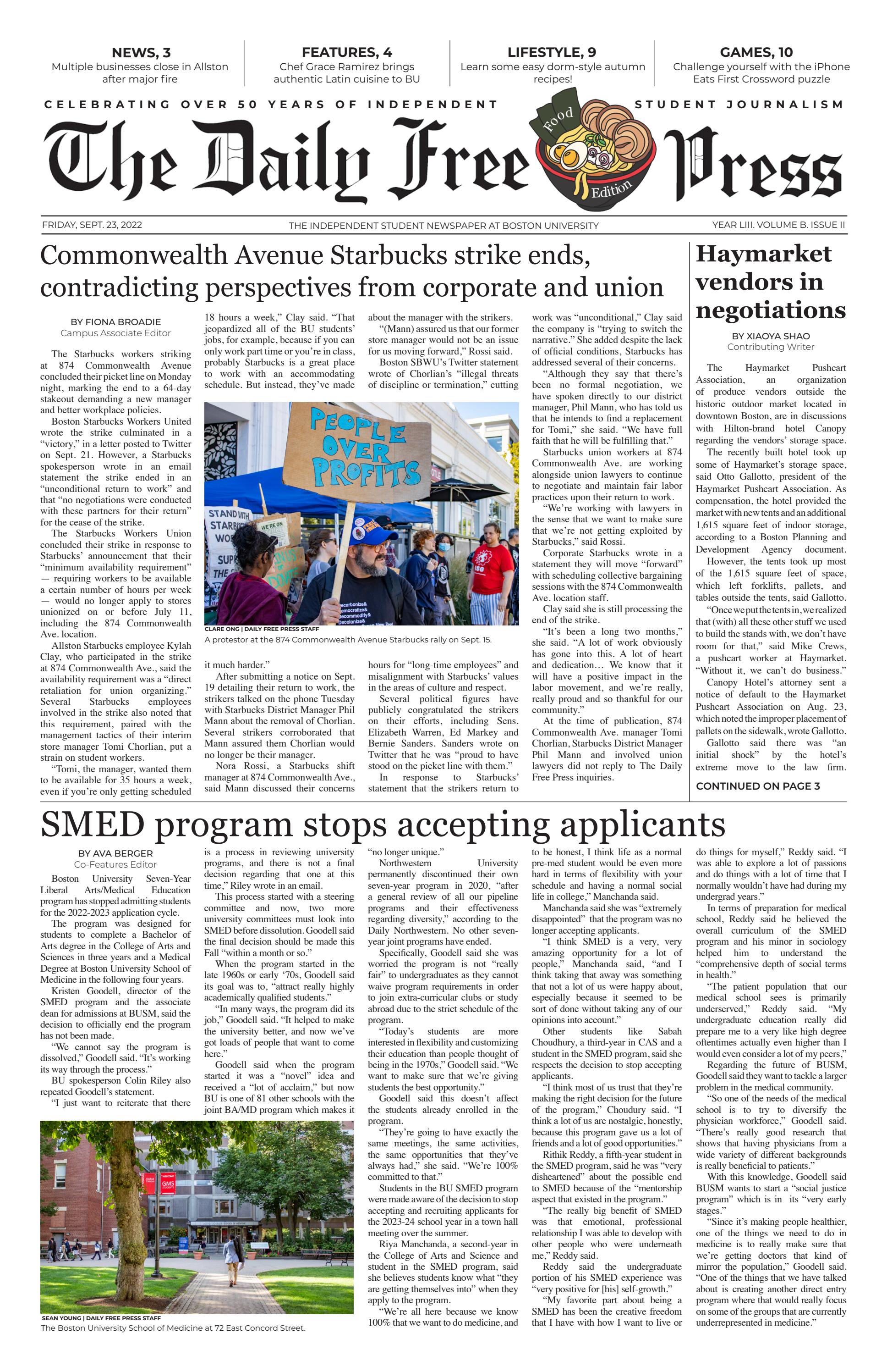 9-23-2022 food edition by The Daily Free Press - Issuu