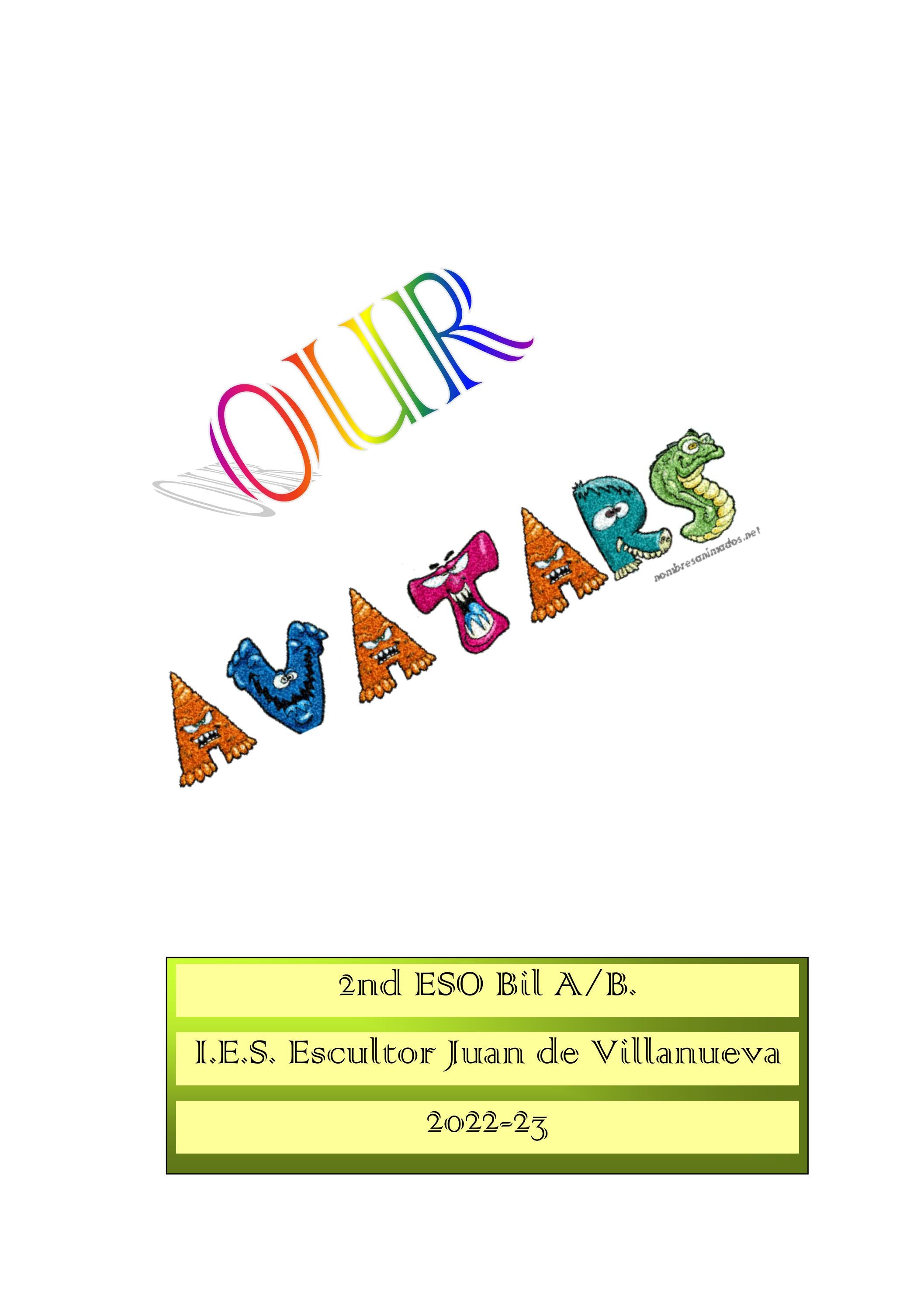 Avatars 2nd ESO Bil. 22-23 by Isabel R - Issuu