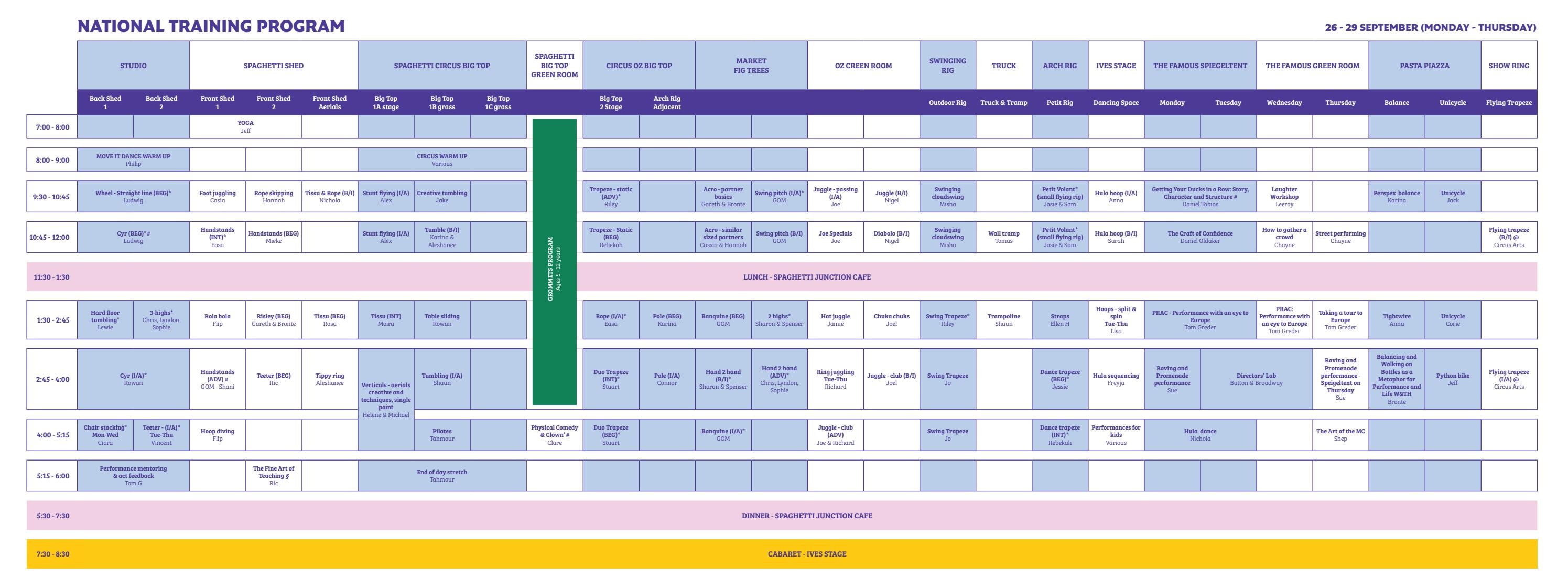 National Training Program 2022 Schedule by Obi McDonald-Saint - Issuu