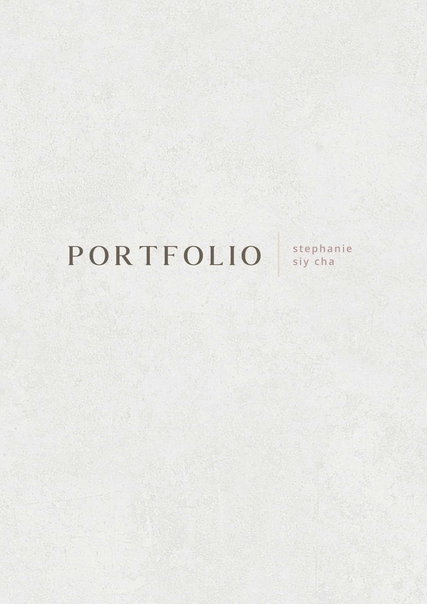 Stephanie Siy Cha Portfolio by Stephanie Siy Cha - Issuu