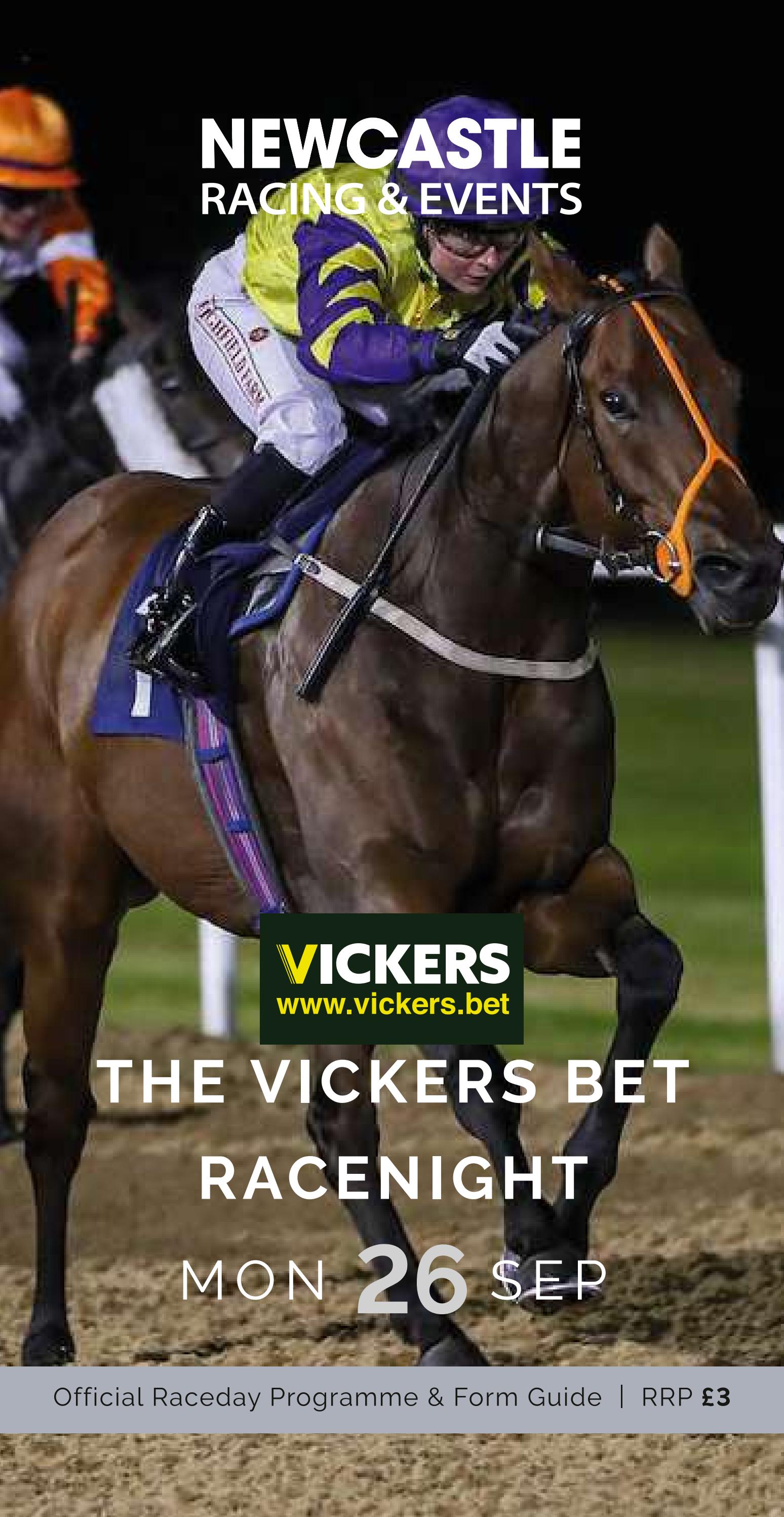Newcastle Racecard - Monday 26th September by Arena Racing Company - Issuu