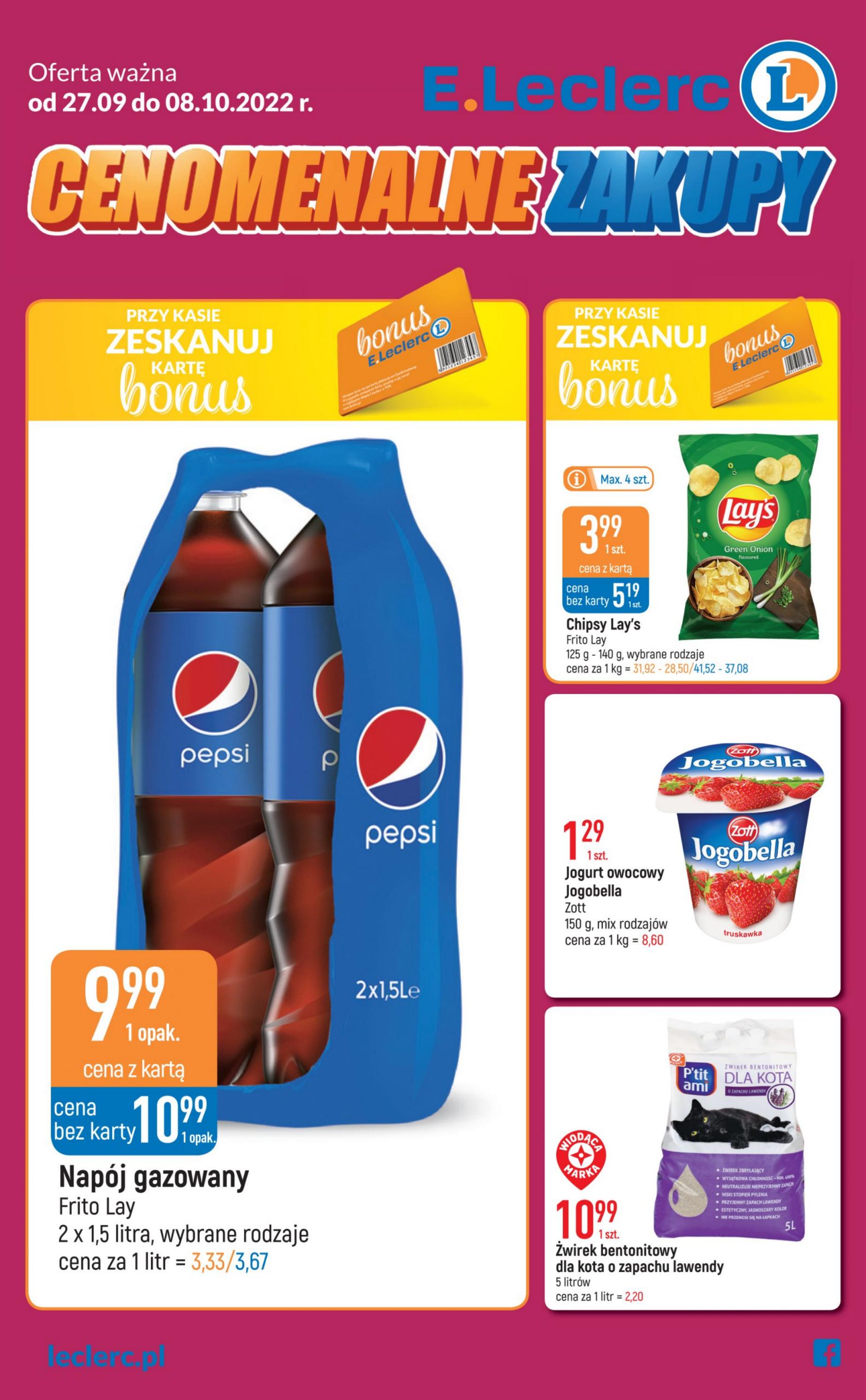 E.Leclerc gazetka od 27.09 do 8.10.2022 by iUlotka.pl - Issuu