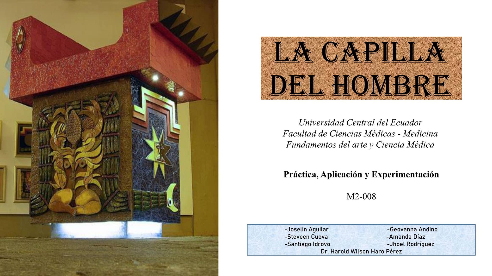 BITÁCORA:CAPILLA DEL HOMBRE-GRUPO 3 by Amy Díaz - Issuu