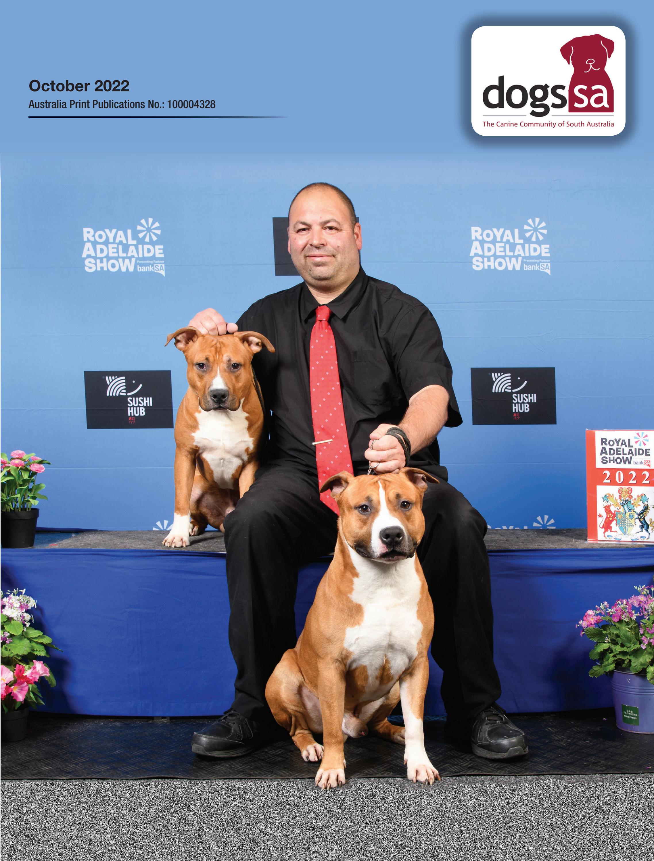 2022 Dogs SA October Magazine by Dogs SA - Issuu