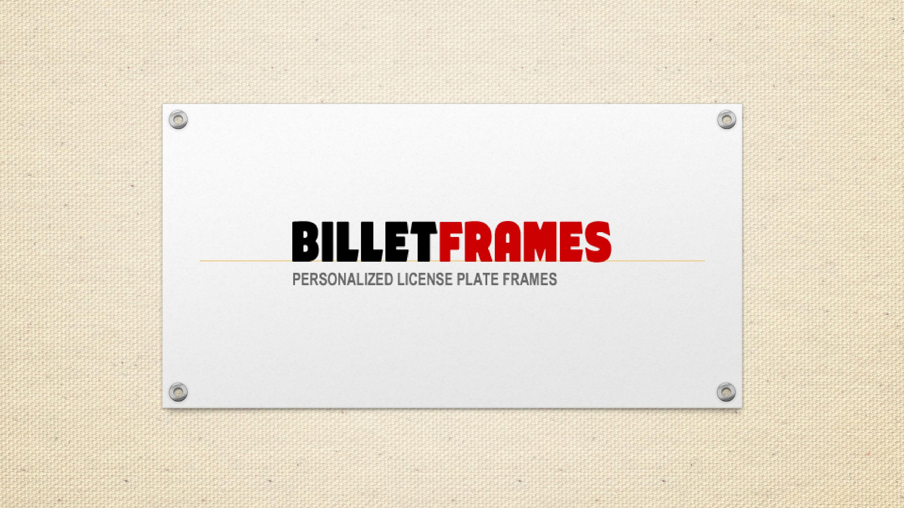Why Are License Frames A Good Idea? by billet frames - Issuu