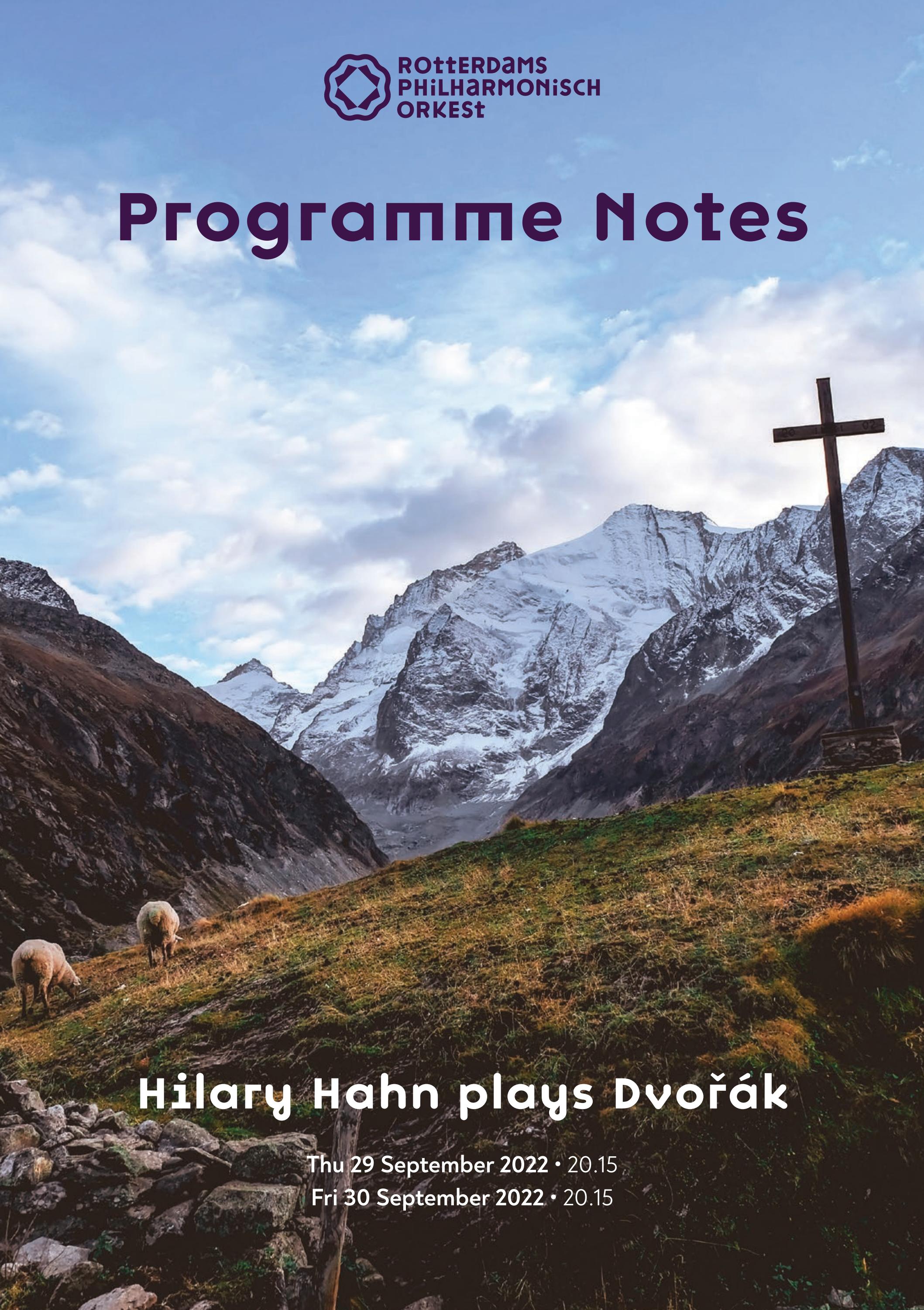Programme Notes | Hilary Hahn Plays Dvorák - 29 and 30 September 2022 ...