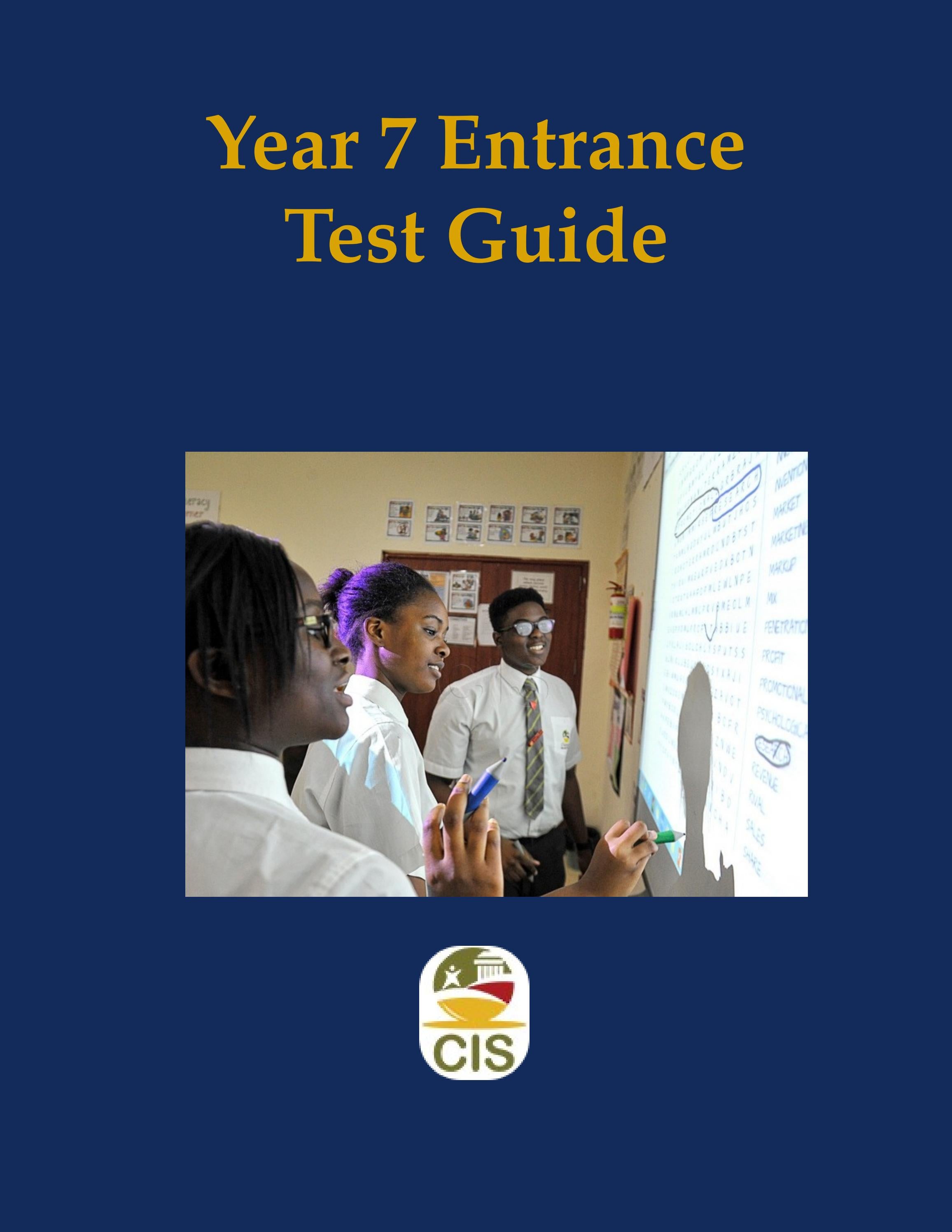CIS Year 7 Entrance Test Guide For Students And Parents By Cislagos Issuu