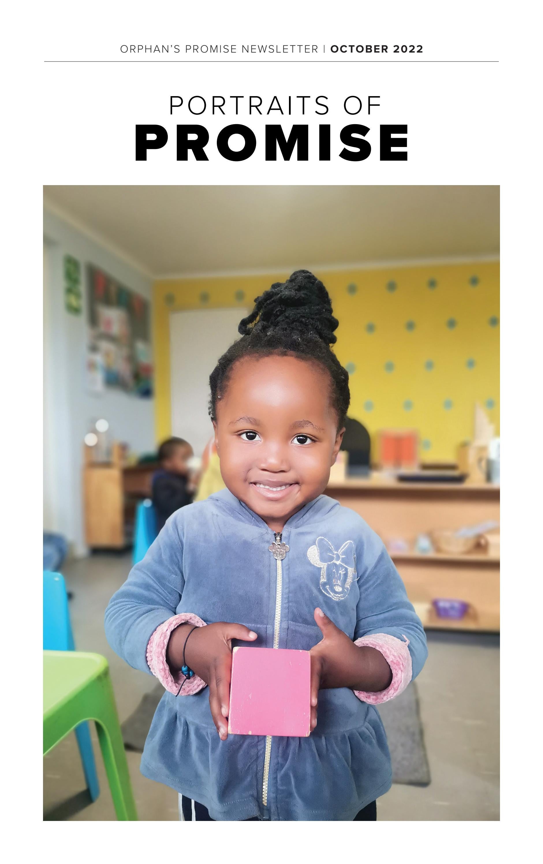Portraits of Promise | October 2022 by Orphan's Promise - Issuu